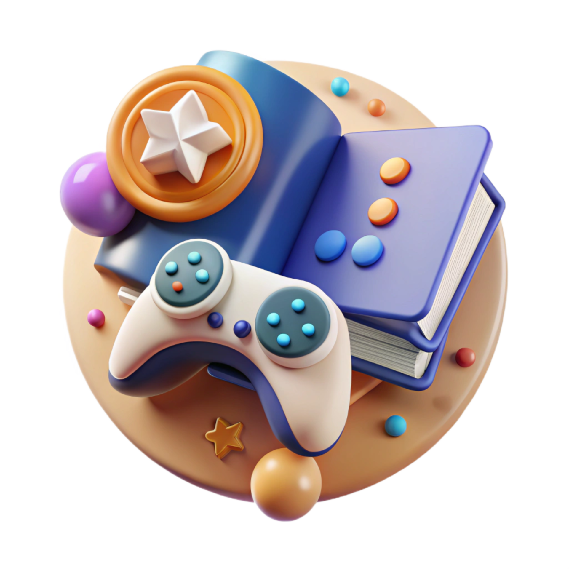serene creative Game Based Learning Icon Game Controller and Learning ...