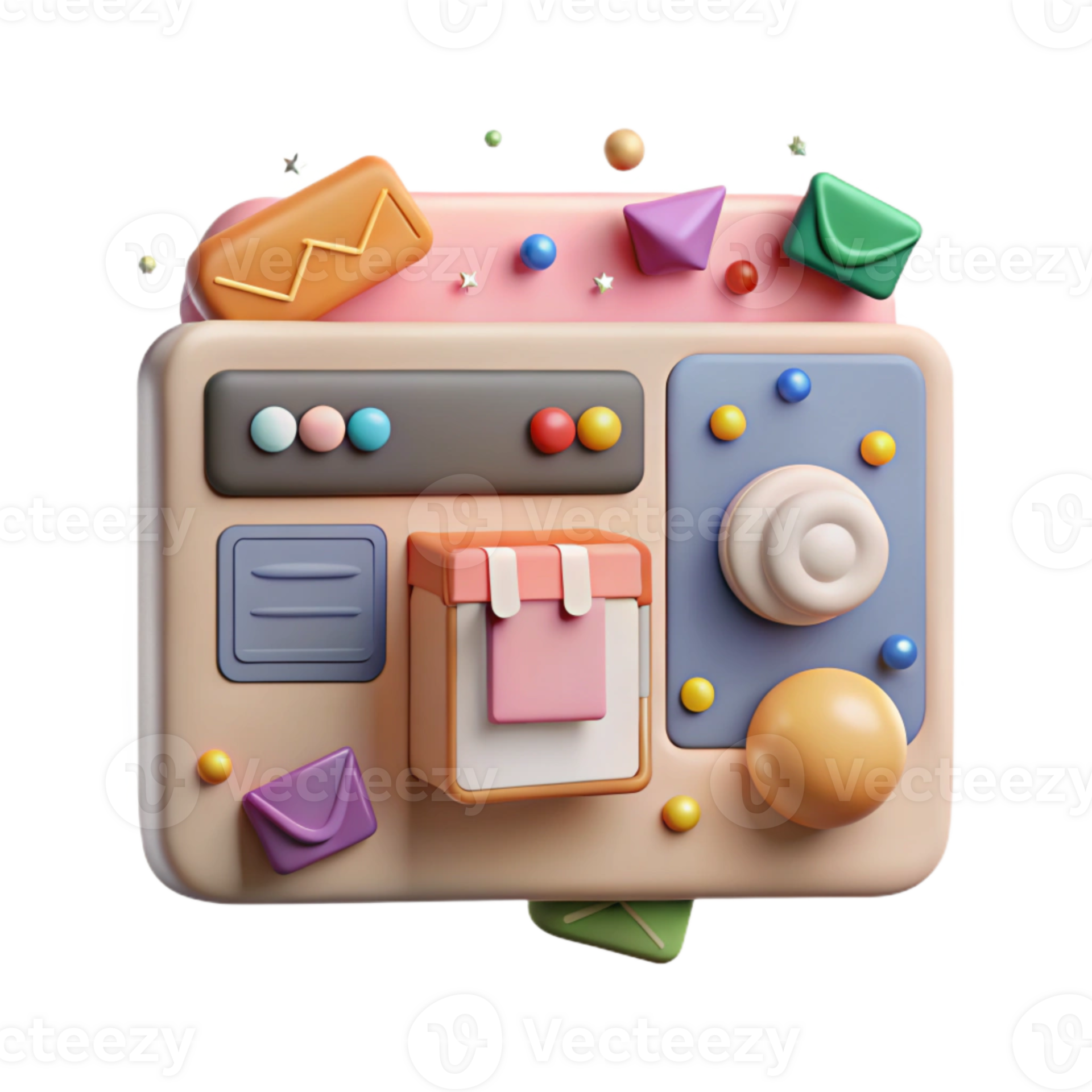 Beautiful Modern E Commerce Platform Interface User Panel Cutout Authentic 60772750 Png