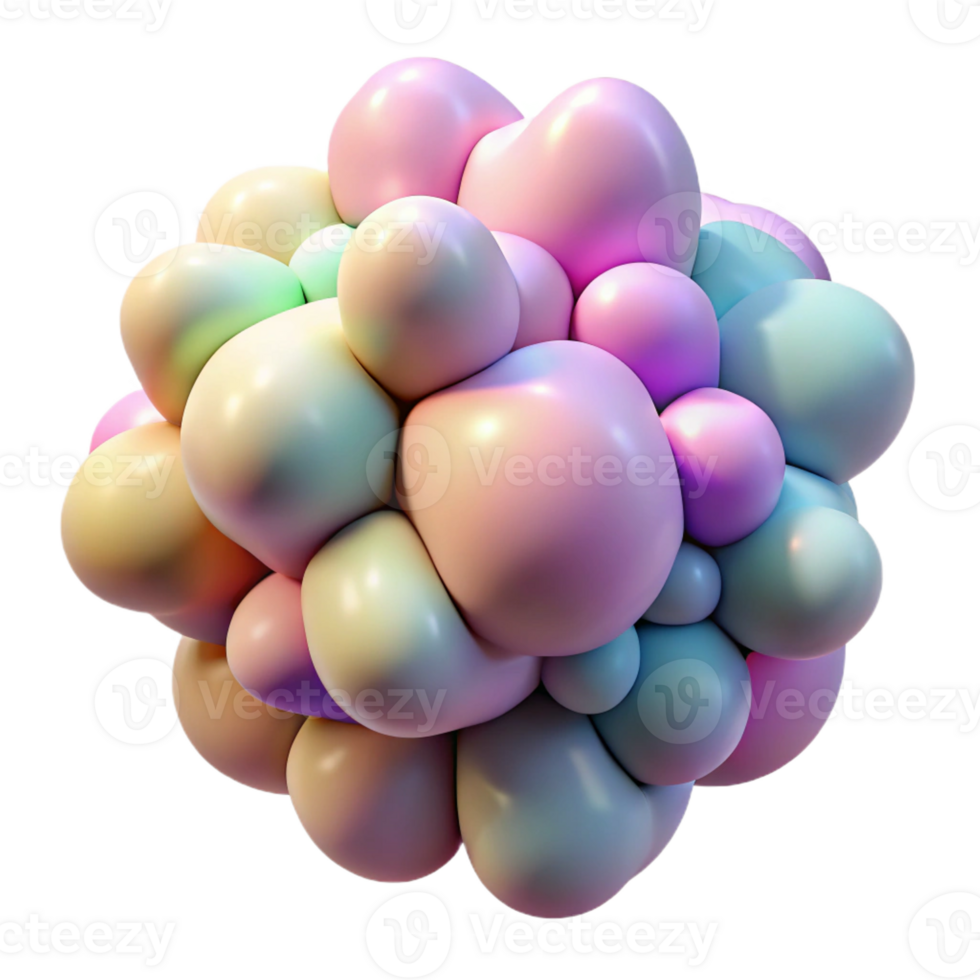 Magnificent Creative Extraordinary Minimalist A Cluster Of Amorphous Blob Like Forms Original