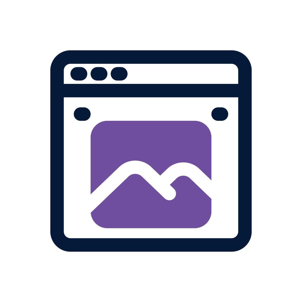 maximize dual tone icon. Sleek and modern icon for websites and mobile ...