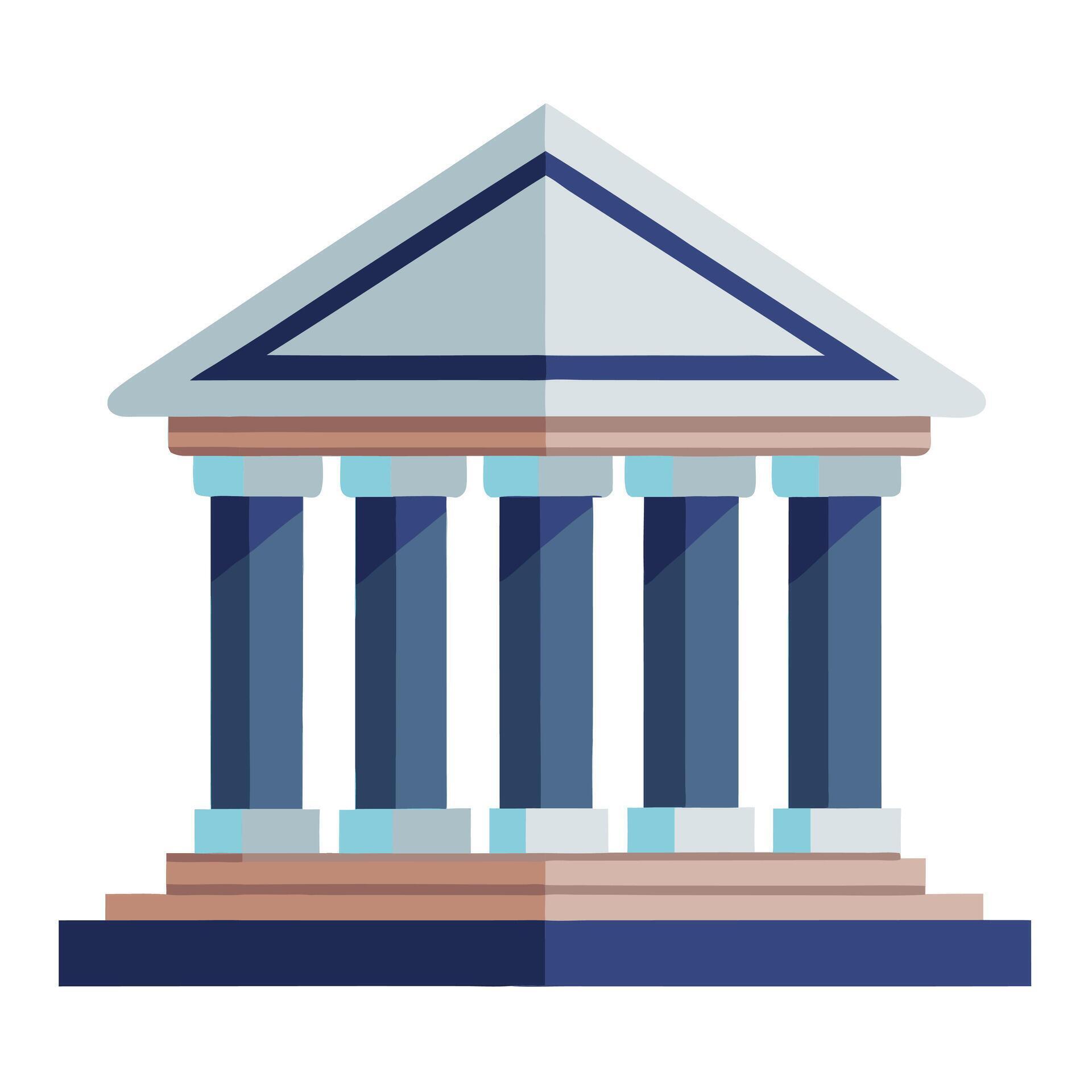 Simple Column Building Architecture Design 60850353 Vector Art at Vecteezy