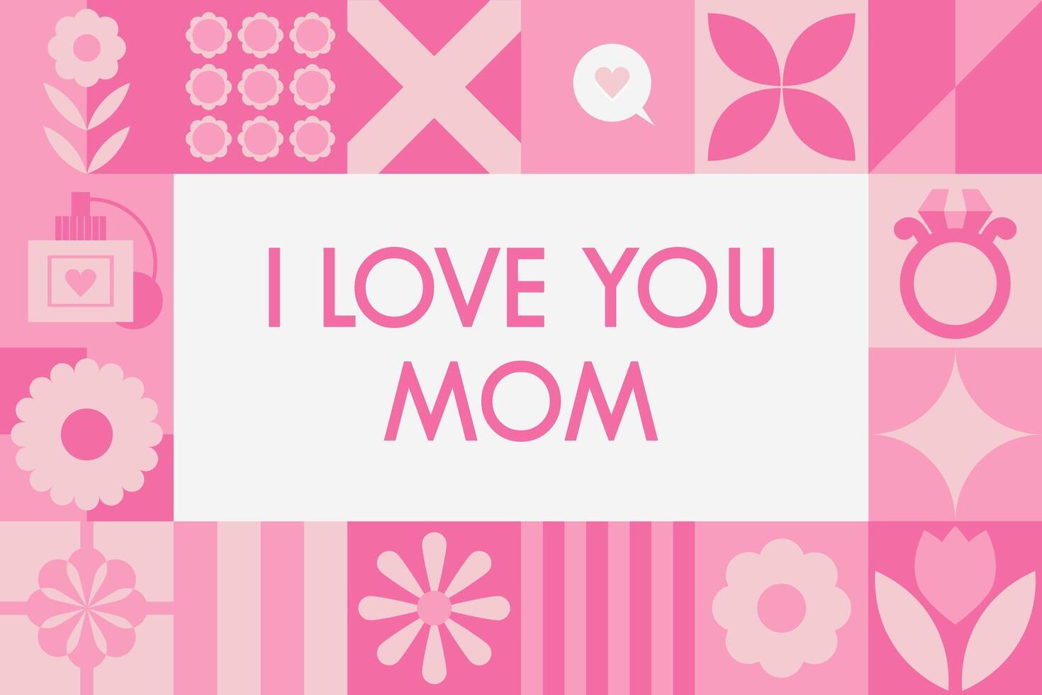 Mothers Day I Love You 61686704 Vector Art at Vecteezy
