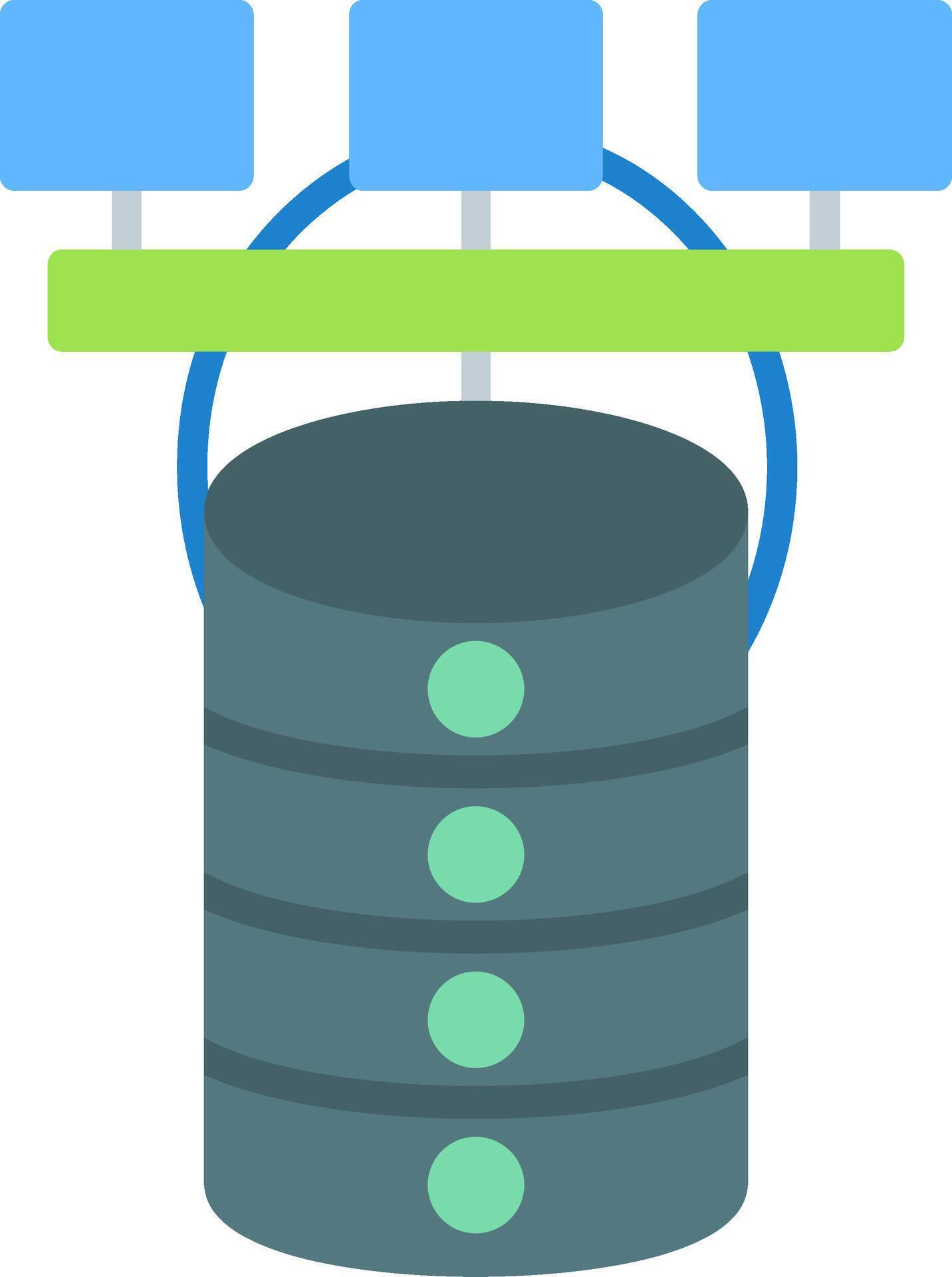 Database Stylized Tech Element 62125921 Vector Art at Vecteezy