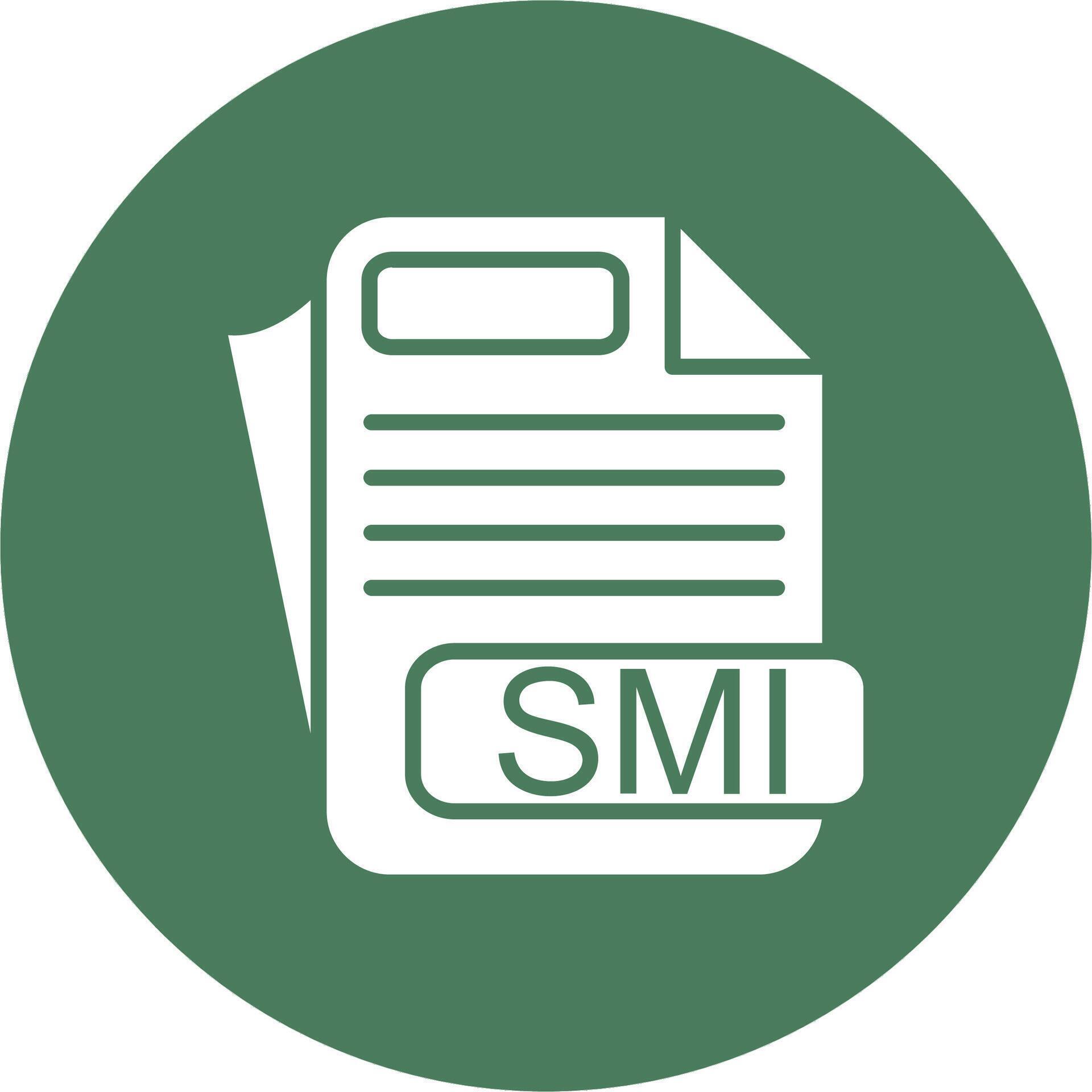 SMI File Format Responsive Icon Badge 62133009 Vector Art at Vecteezy