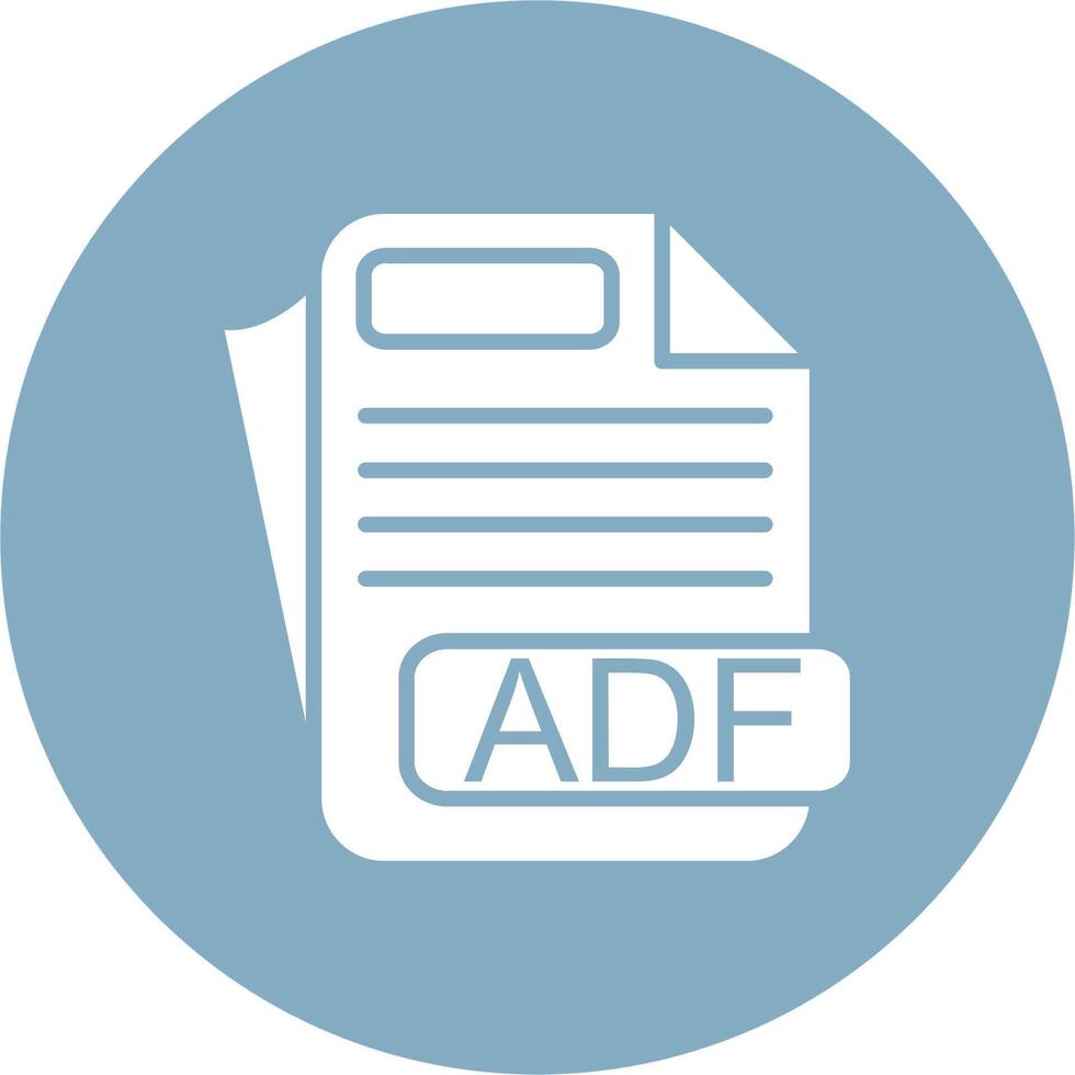 ADF File Format High Detail Symbol 62140209 Vector Art at Vecteezy