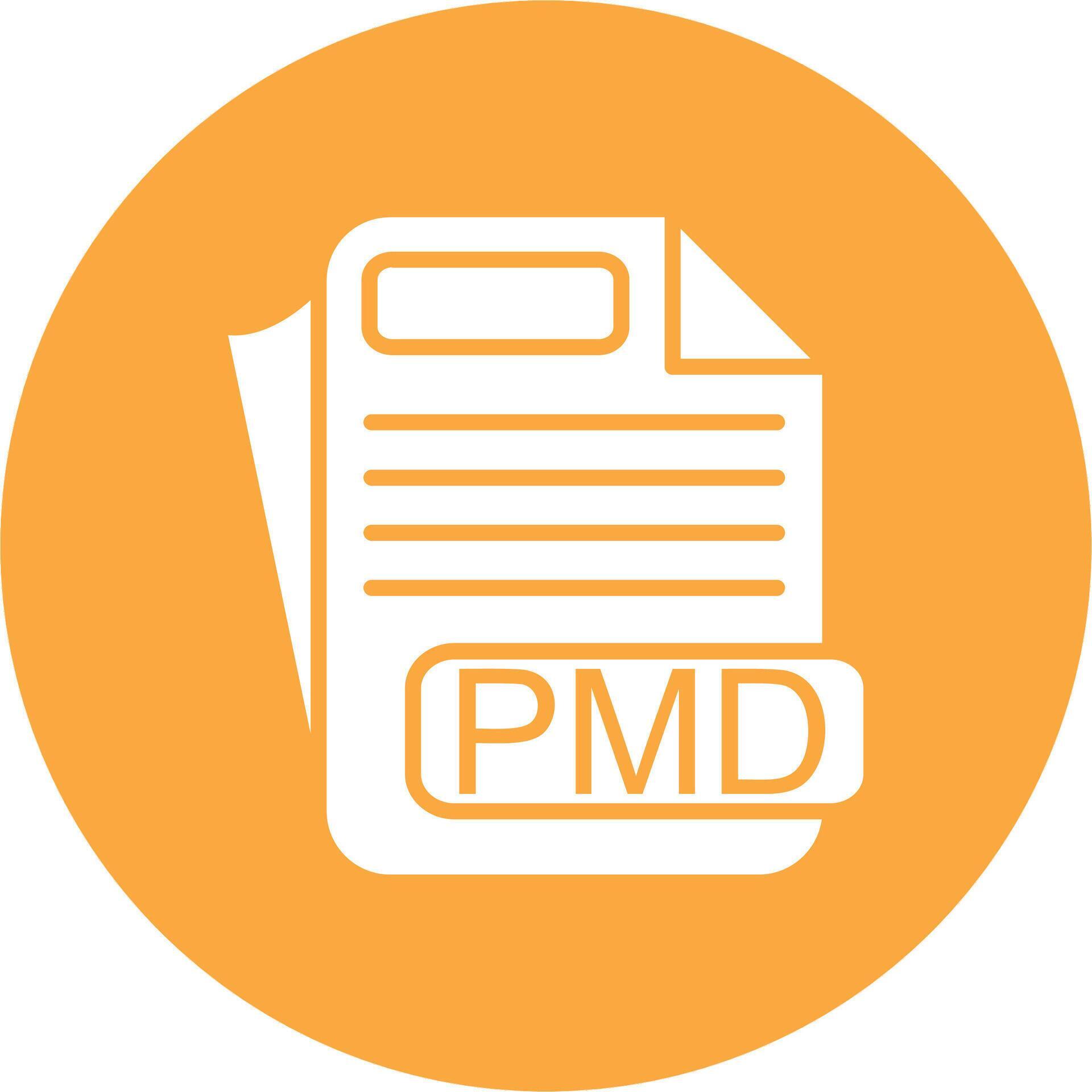 Pmd File Format Functional Flat Style 62140829 Vector Art At Vecteezy