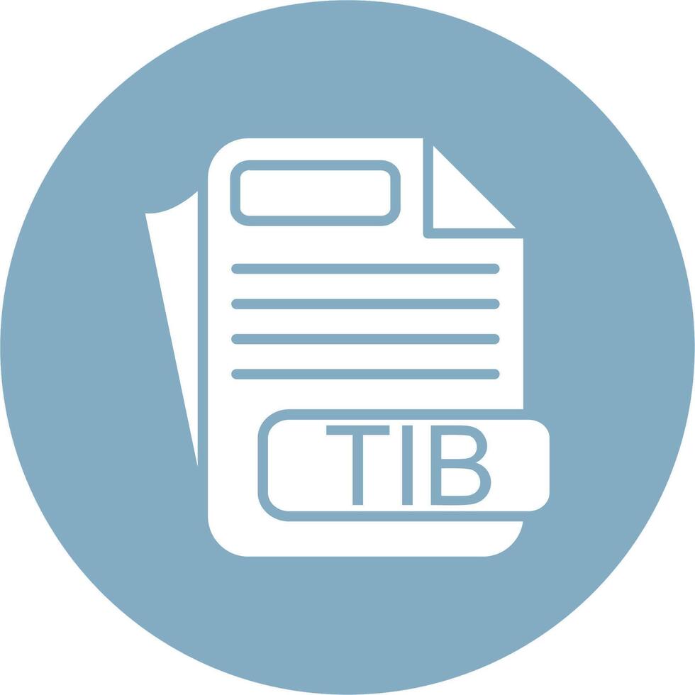 Tib File Format Subtle Shadow Icon 62140849 Vector Art At Vecteezy