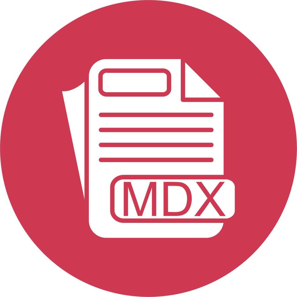Mdx File Format Vibrant Ui Element 62140852 Vector Art At Vecteezy