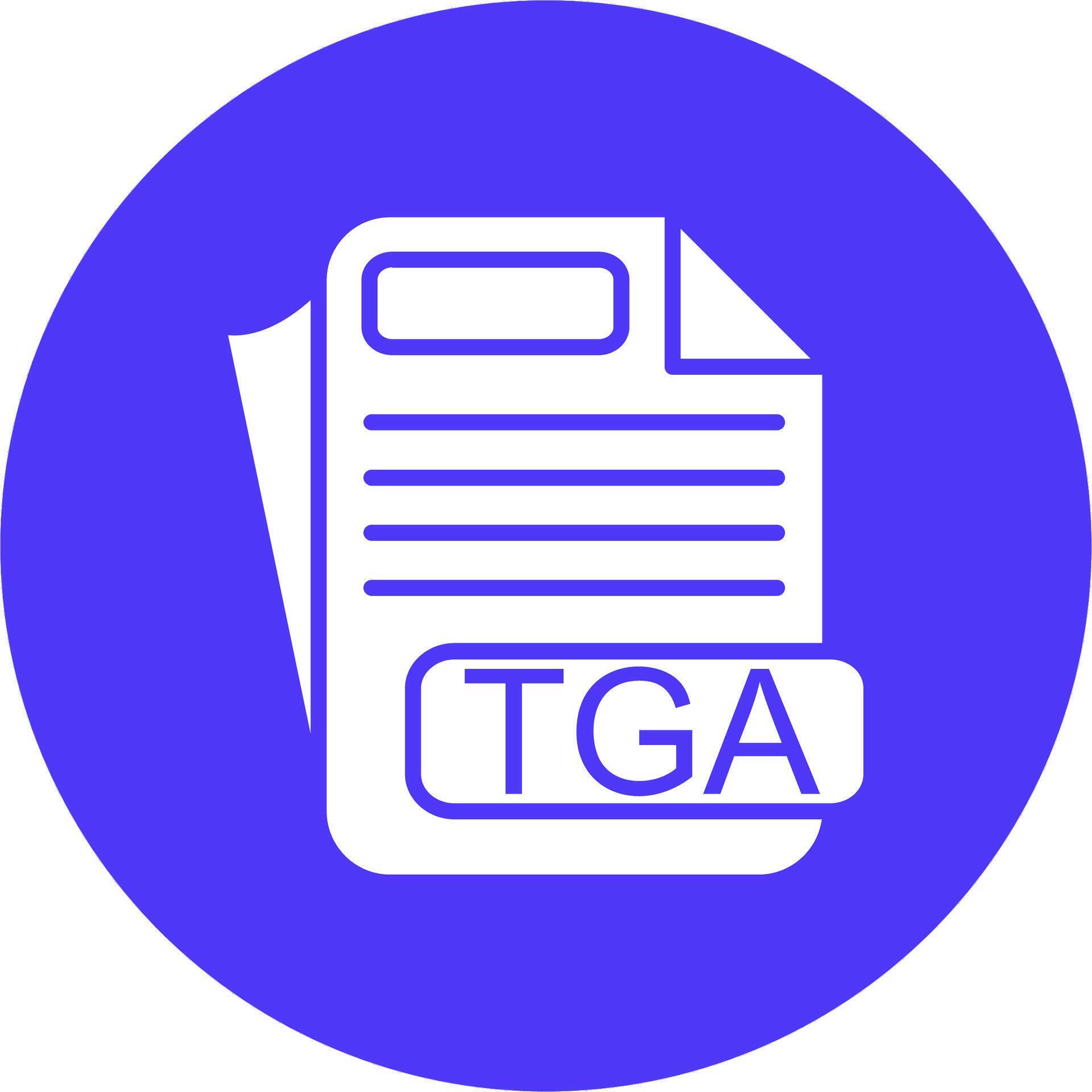 TGA File Format App Style Badge 62141048 Vector Art at Vecteezy