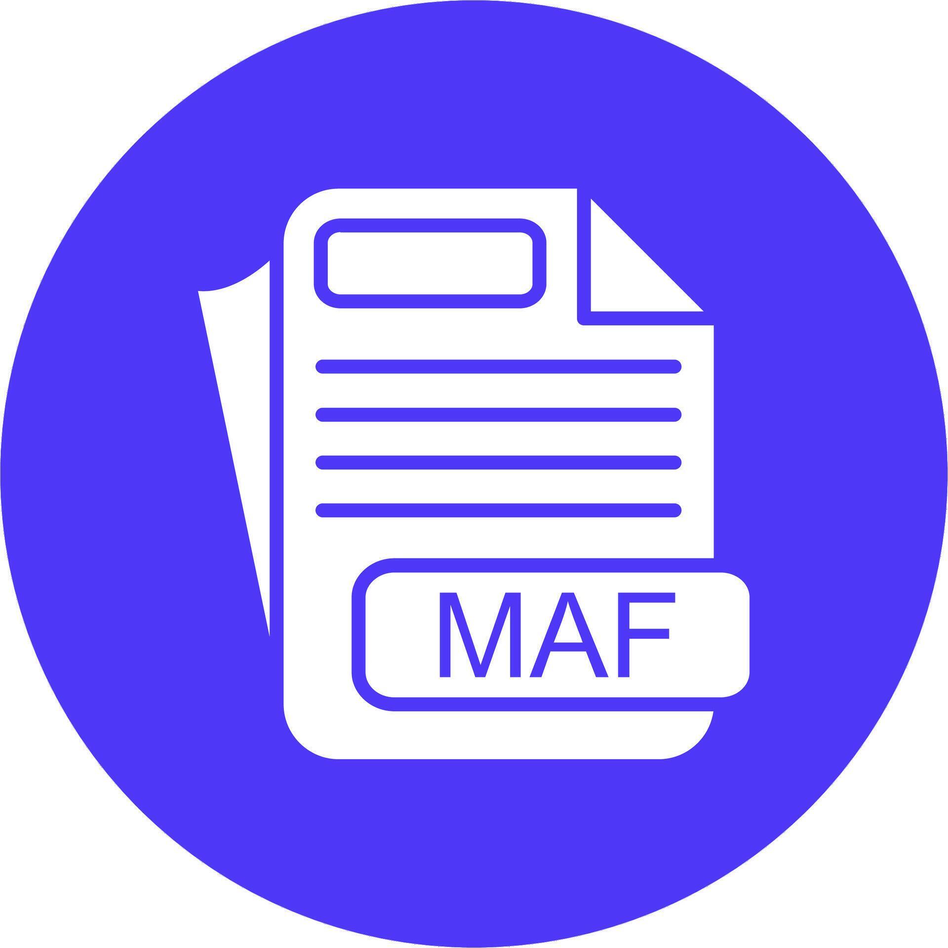 MAF File Format User-Friendly Visual 62141364 Vector Art at Vecteezy
