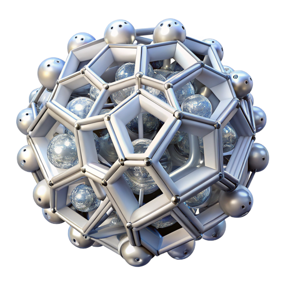 Alluring Standout A Swarm Of Nanobots Forming A Complex Geometric