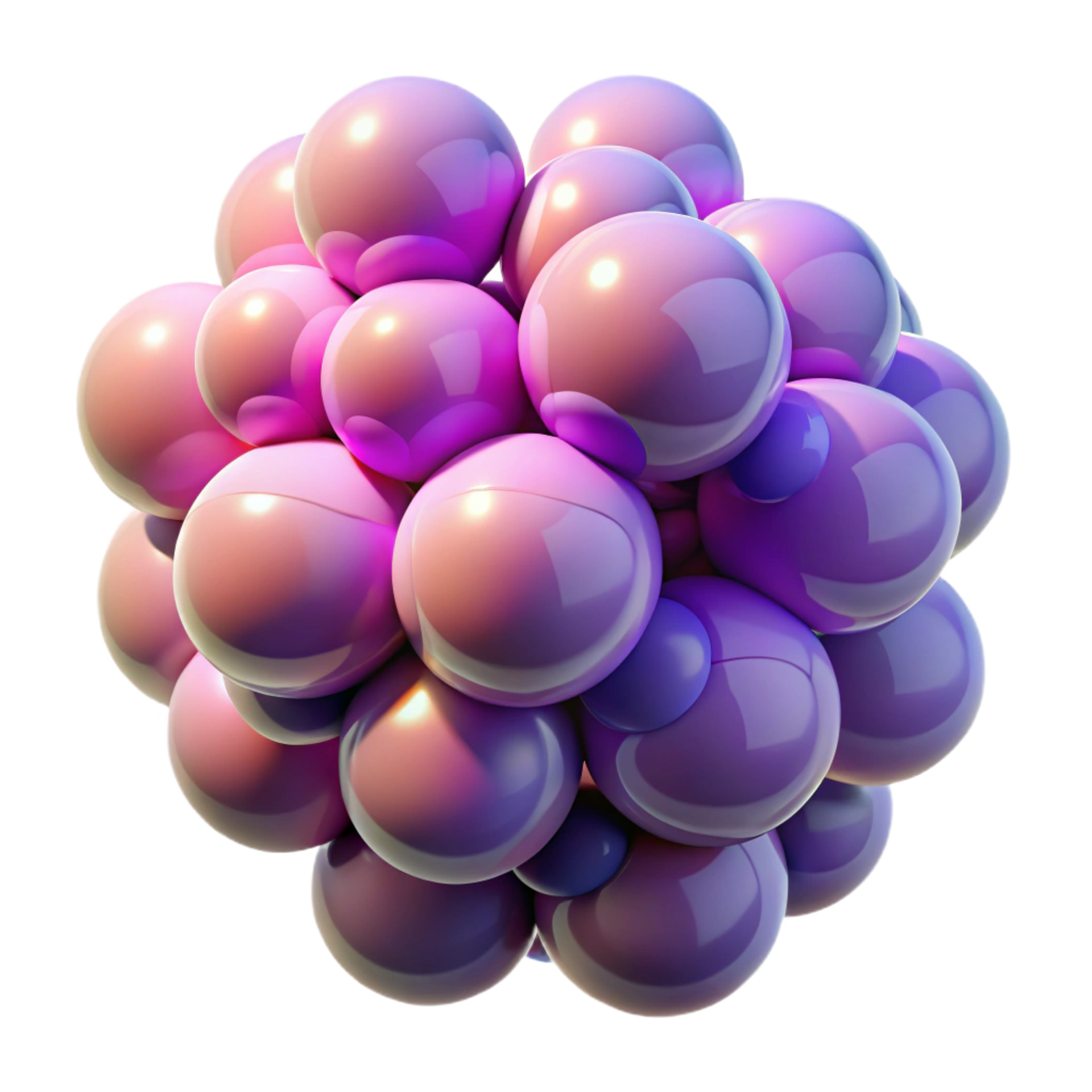 Exceptional Mid Century A Cluster Of Translucent Spheres Overlapping And Intersecting With A