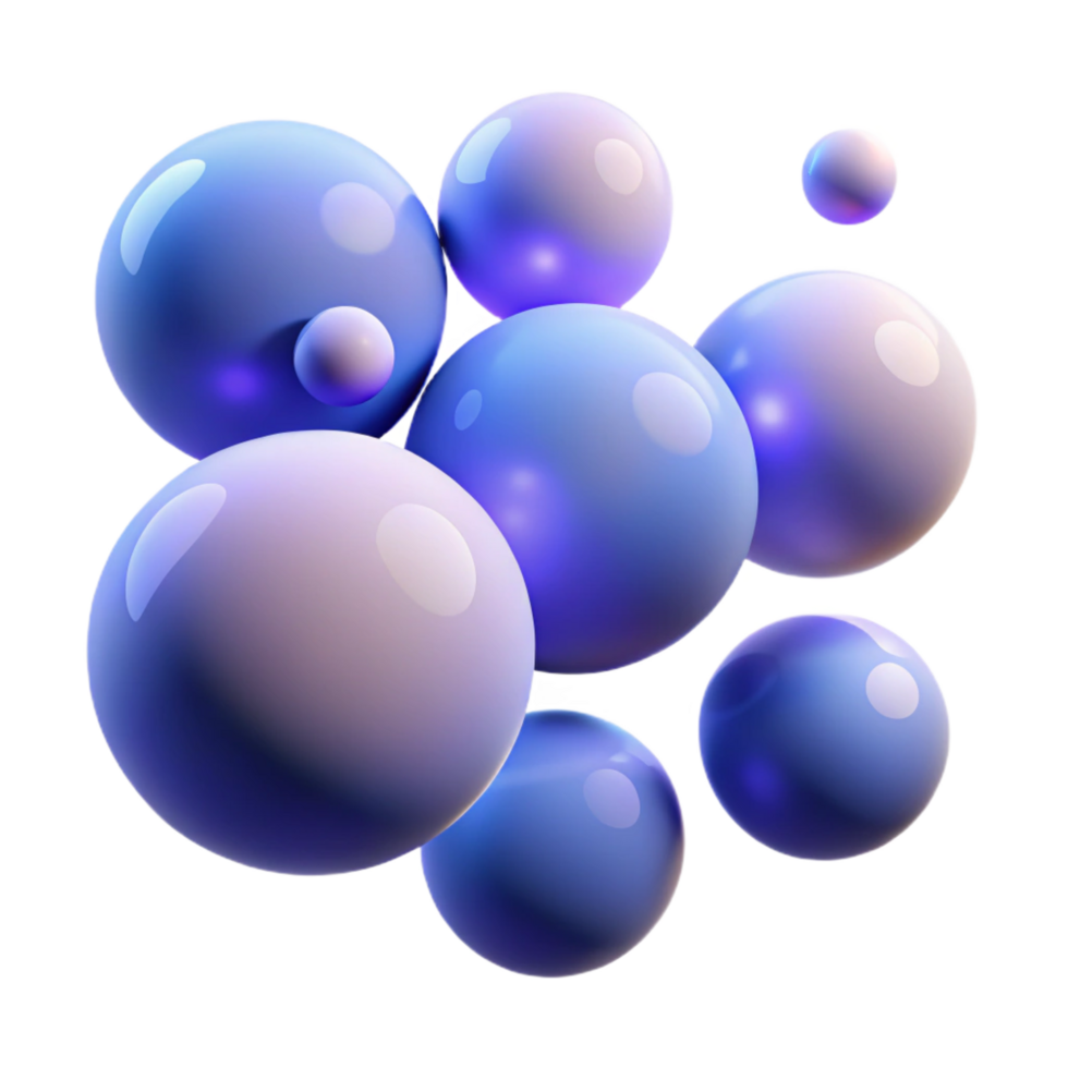 Romantic Picturesque A Field Of Floating Orbs Of Varying Sizes And Opacities In A Gradient From