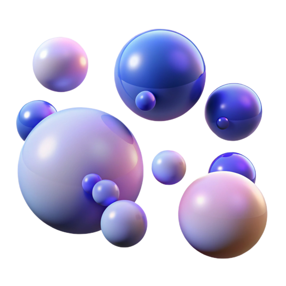 Sumptuous Coveted A Field Of Floating Orbs Of Varying Sizes And Opacities In A Gradient From