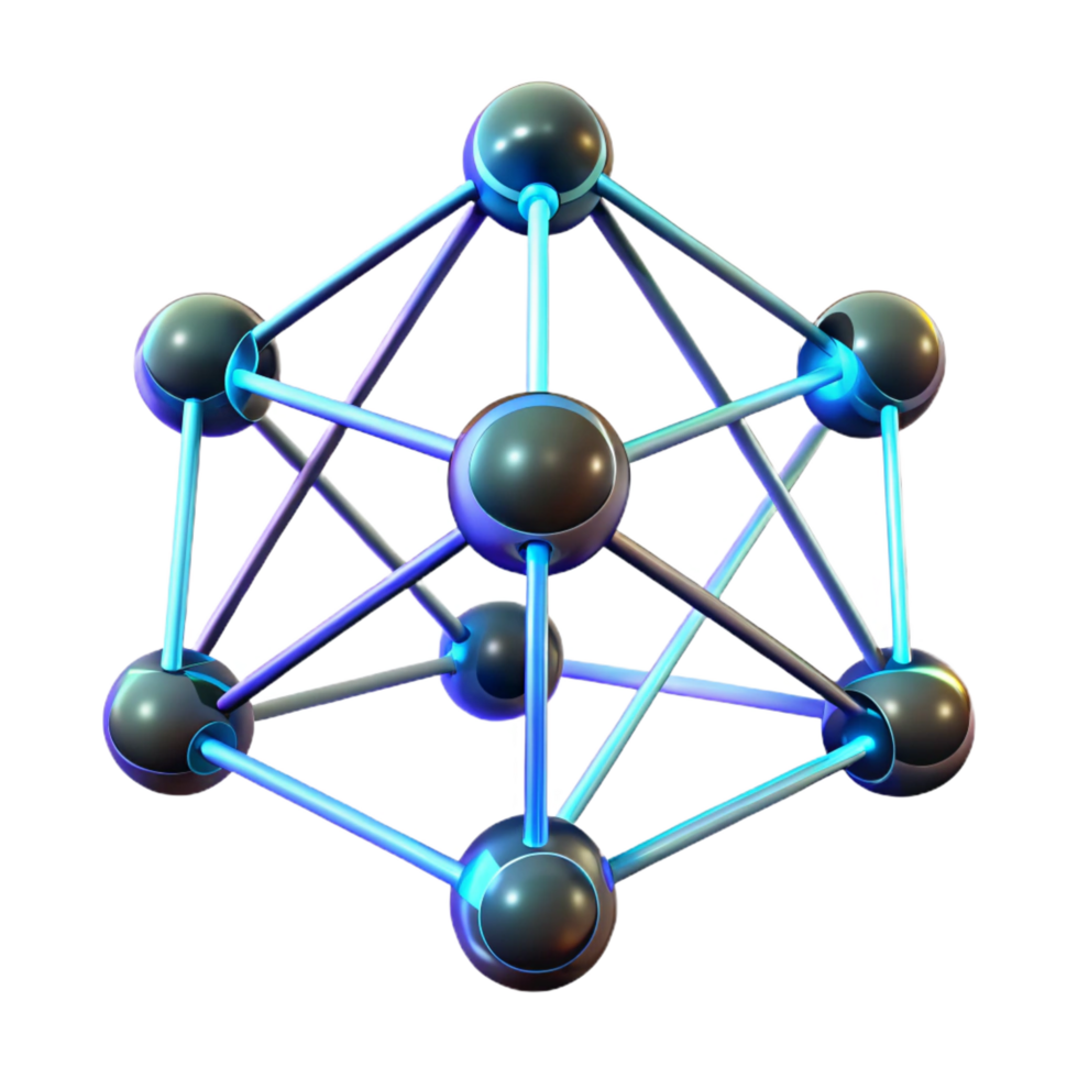 Exquisite Distinctive A Network Of Interconnected Lines And Nodes Pulsating With Energy In A