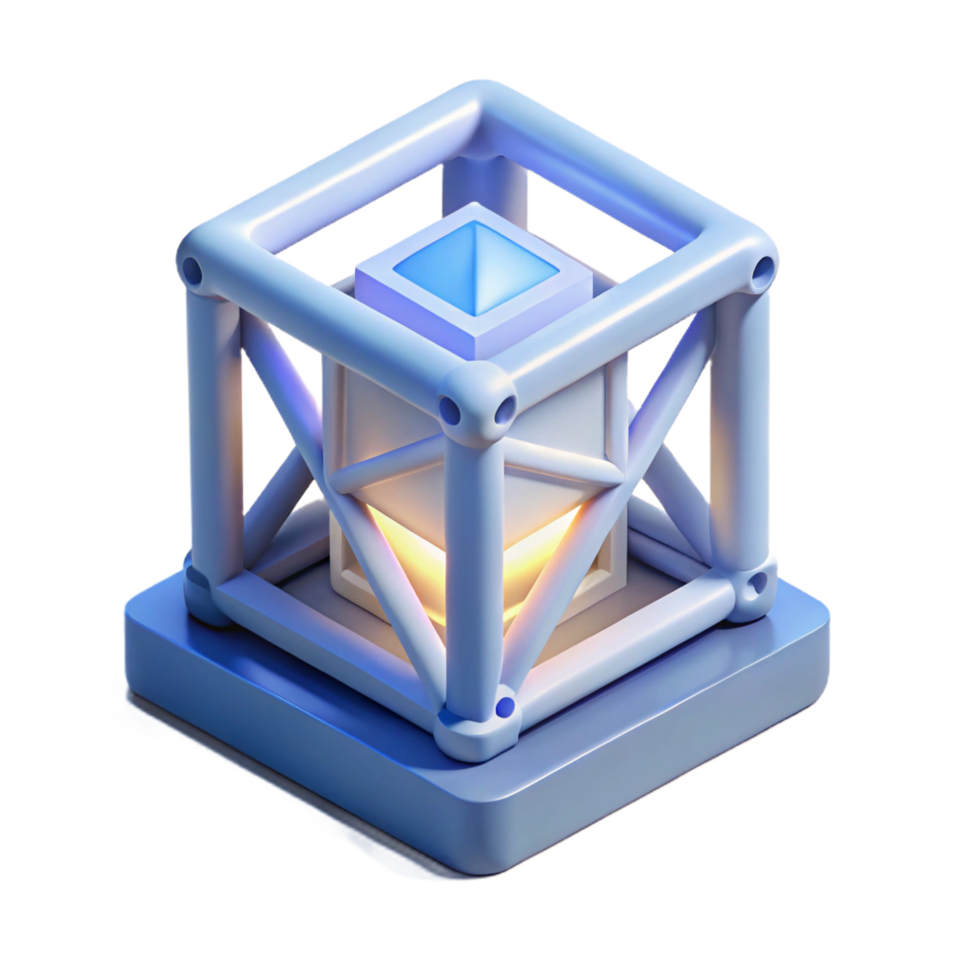 Calm Stunning A 3d Printer Creating A Complex Geometric Shape Layer By Layer Illuminated By A