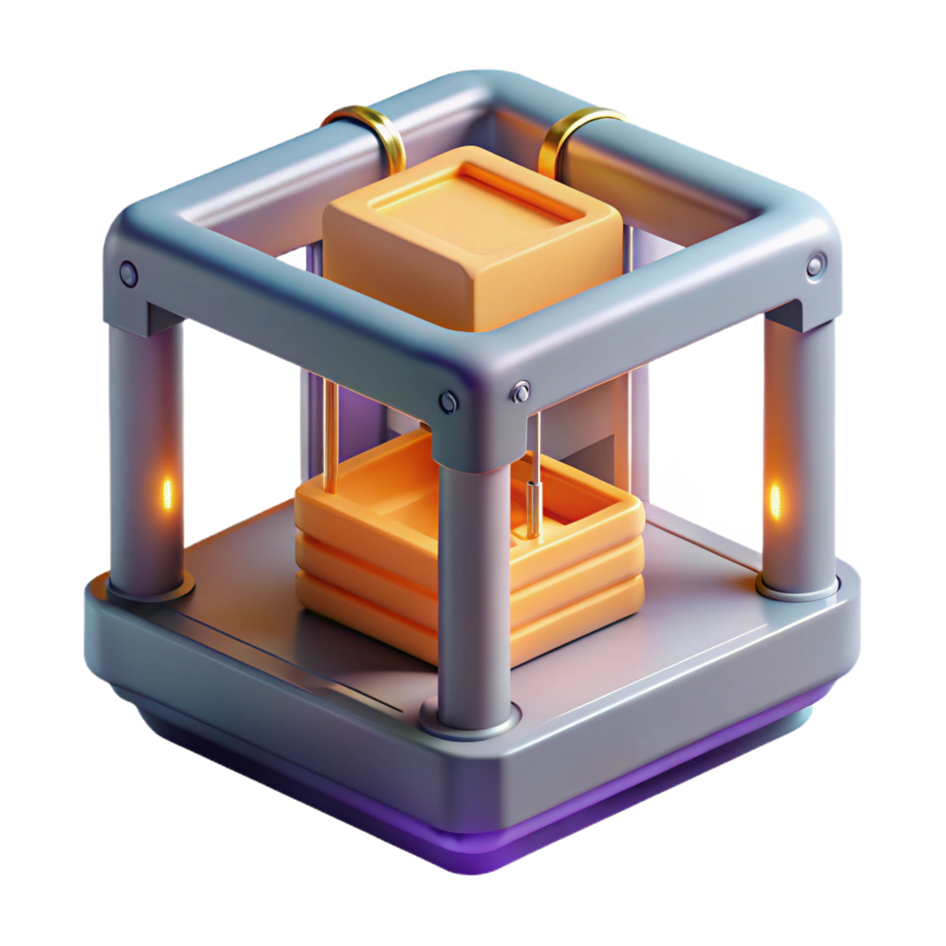 Majestic Unparalleled A 3d Printer Creating A Complex Object Intricate Layers Of Material