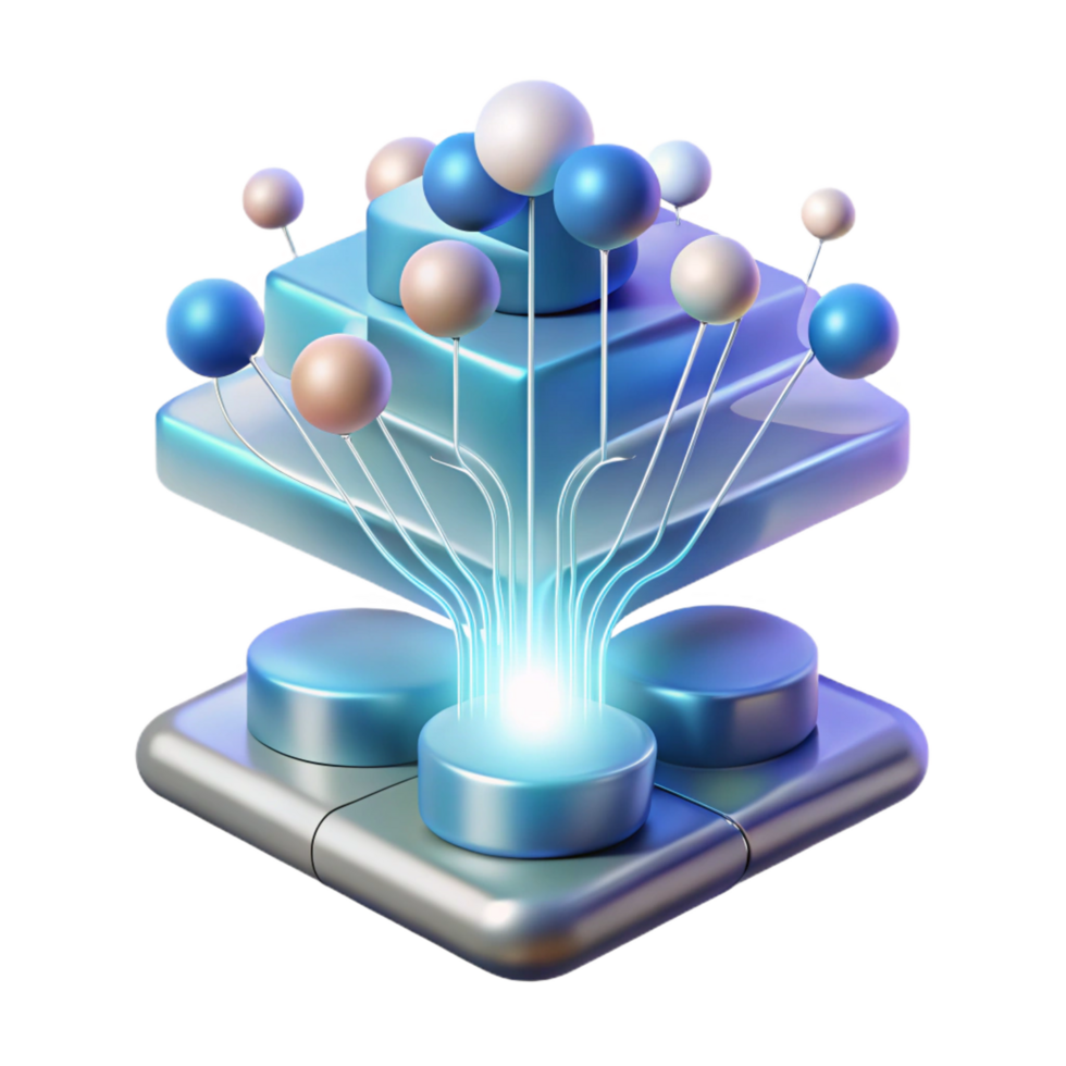 Serene Elegant An Abstract Representation Of Data Flow Visualized As