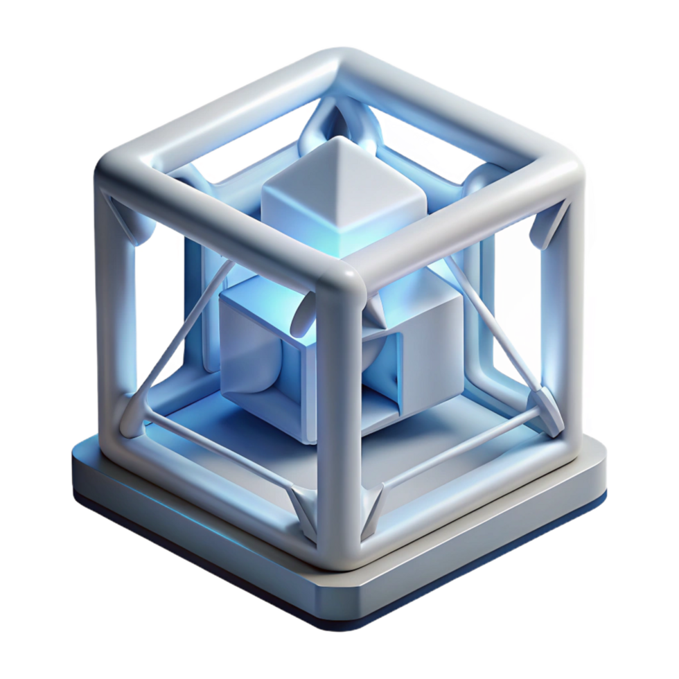 Sumptuous Quintessential A 3d Printer Creating A Complex Geometric Shape Layer By Layer