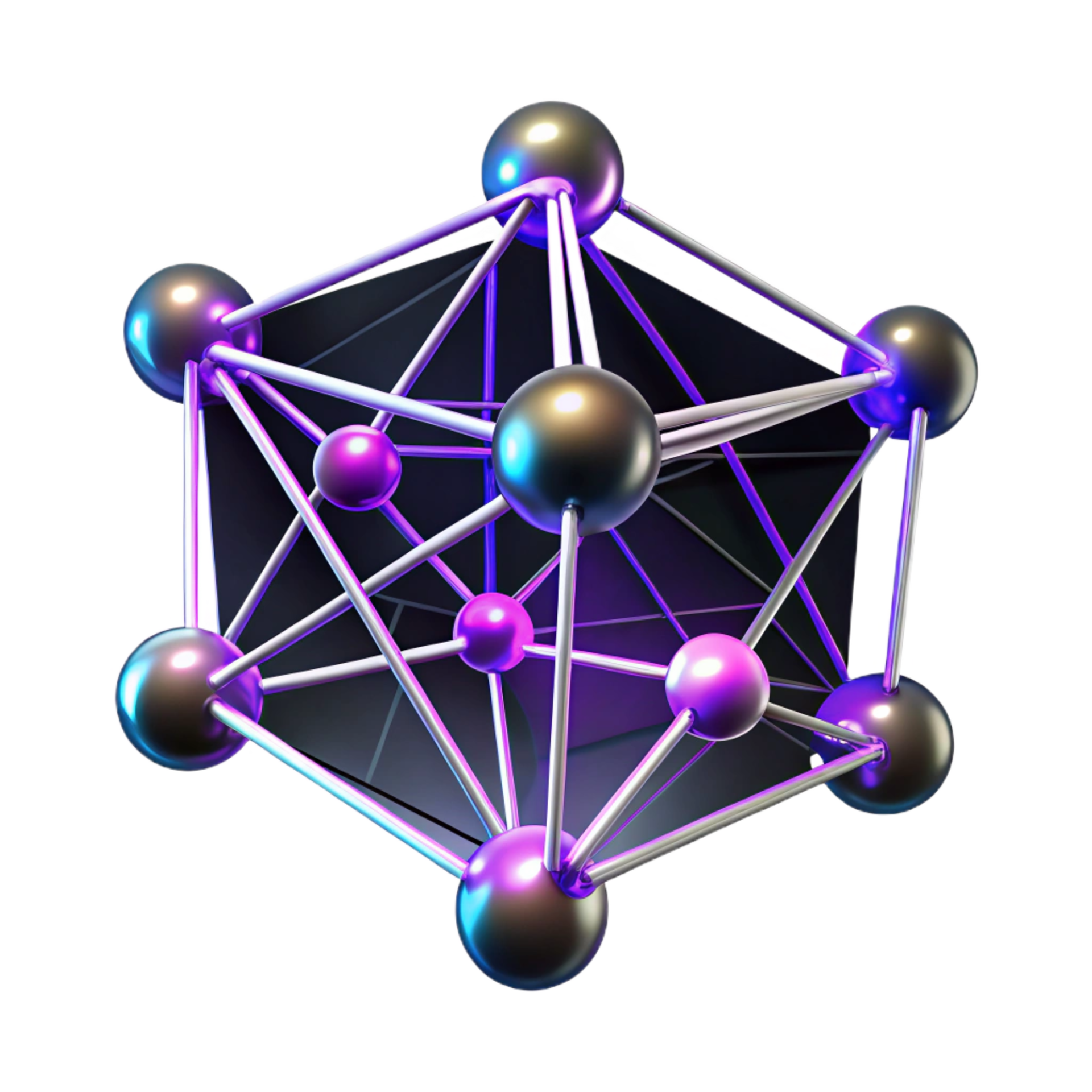 Joyful Immaculate A Network Of Interconnected Lines And Nodes Pulsating With Energy In A Dark