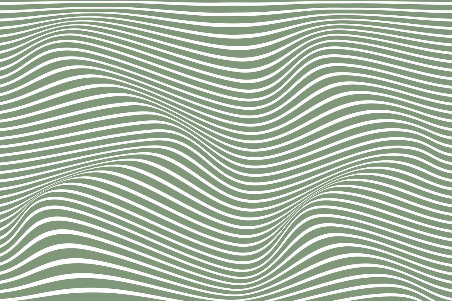 Simple Abstract White Color Horizontal Wavy Distort Line Pattern