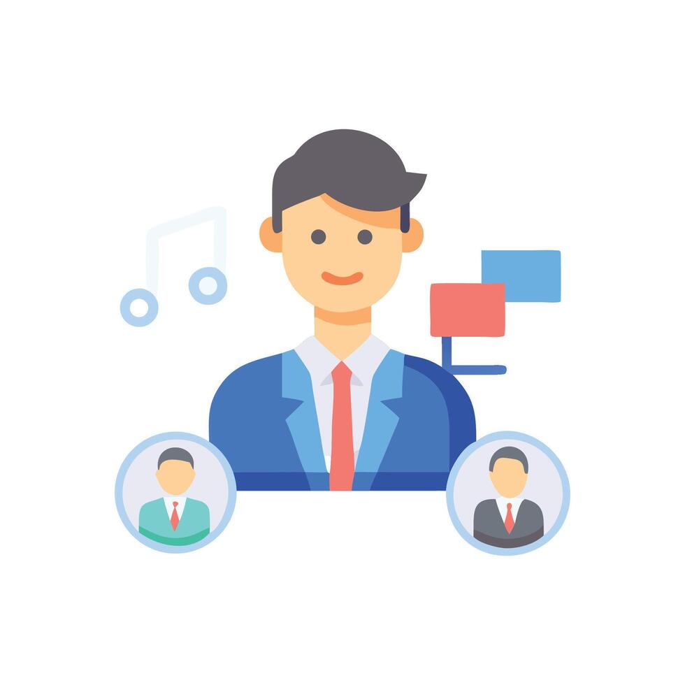 Social Media Team, Network, Music and Data Icon 62432002 Vector Art at ...