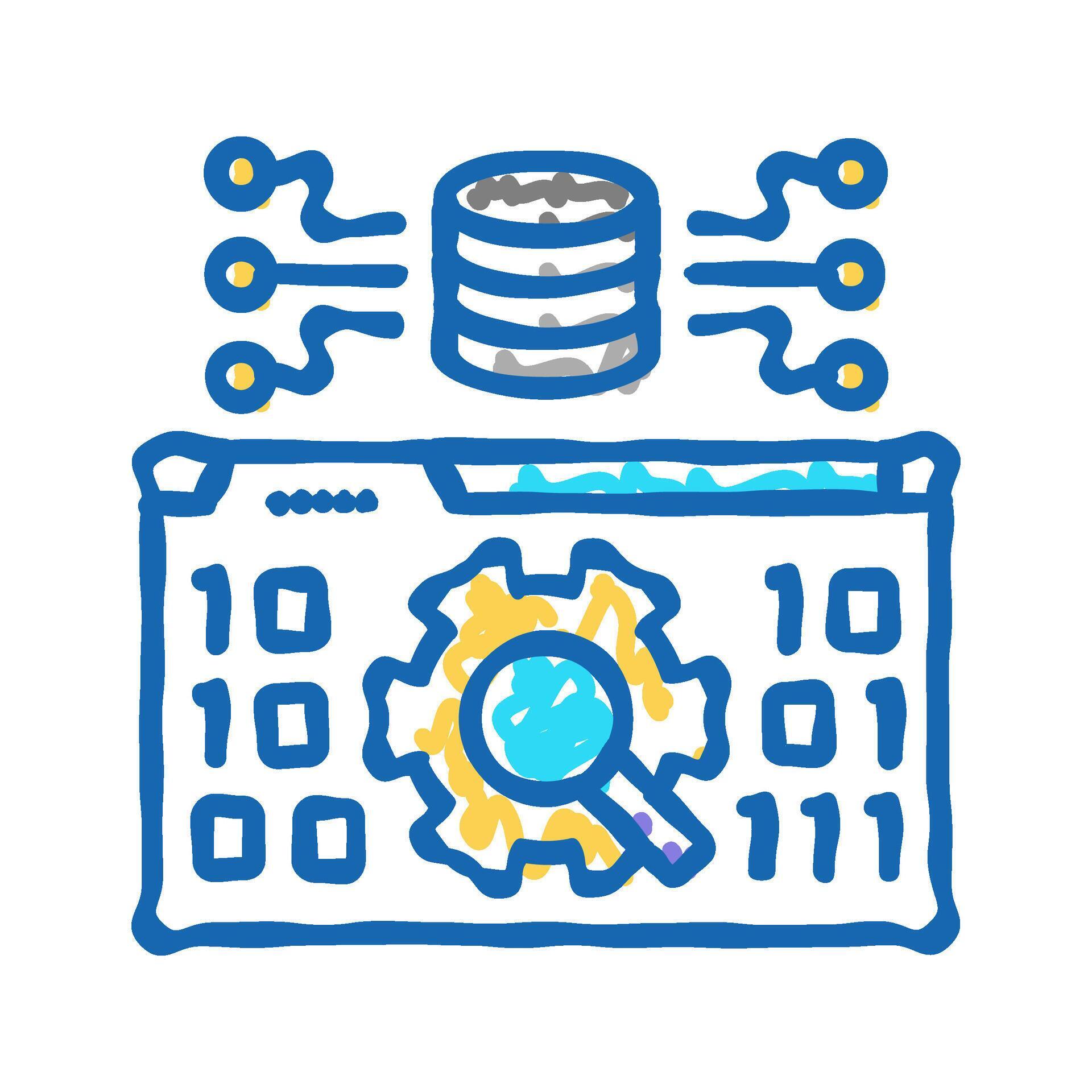 data validation database icon doodle illustration 62455540 Vector Art ...