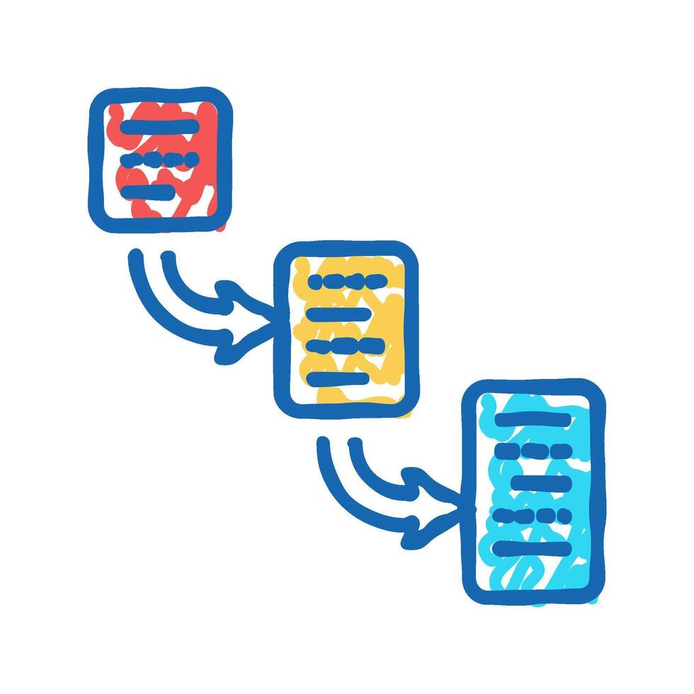 hierarchy ux ui design icon doodle illustration 62456743 Vector Art at ...