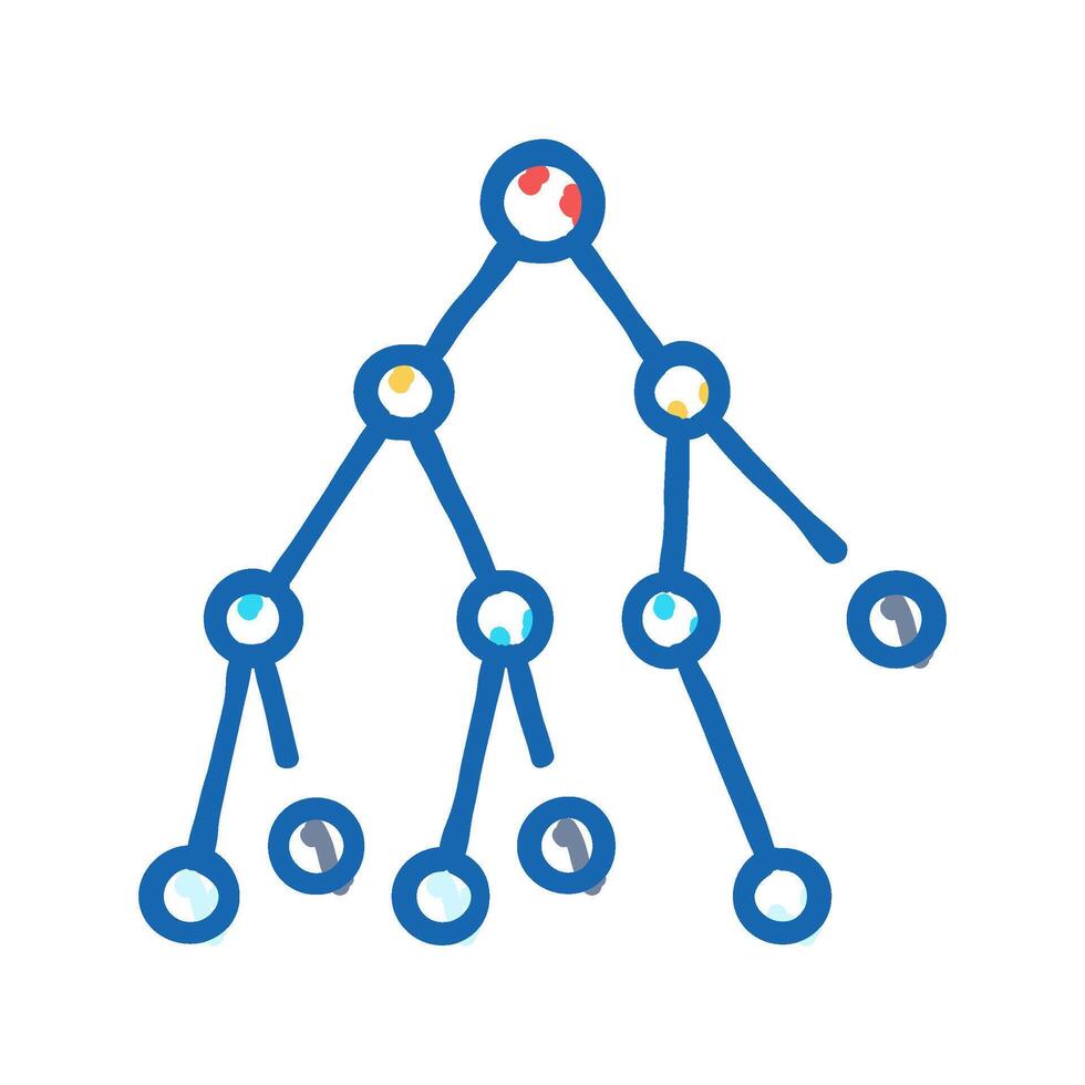 Binary Search Algorithm Icon Doodle Illustration 62458191 Vector Art At