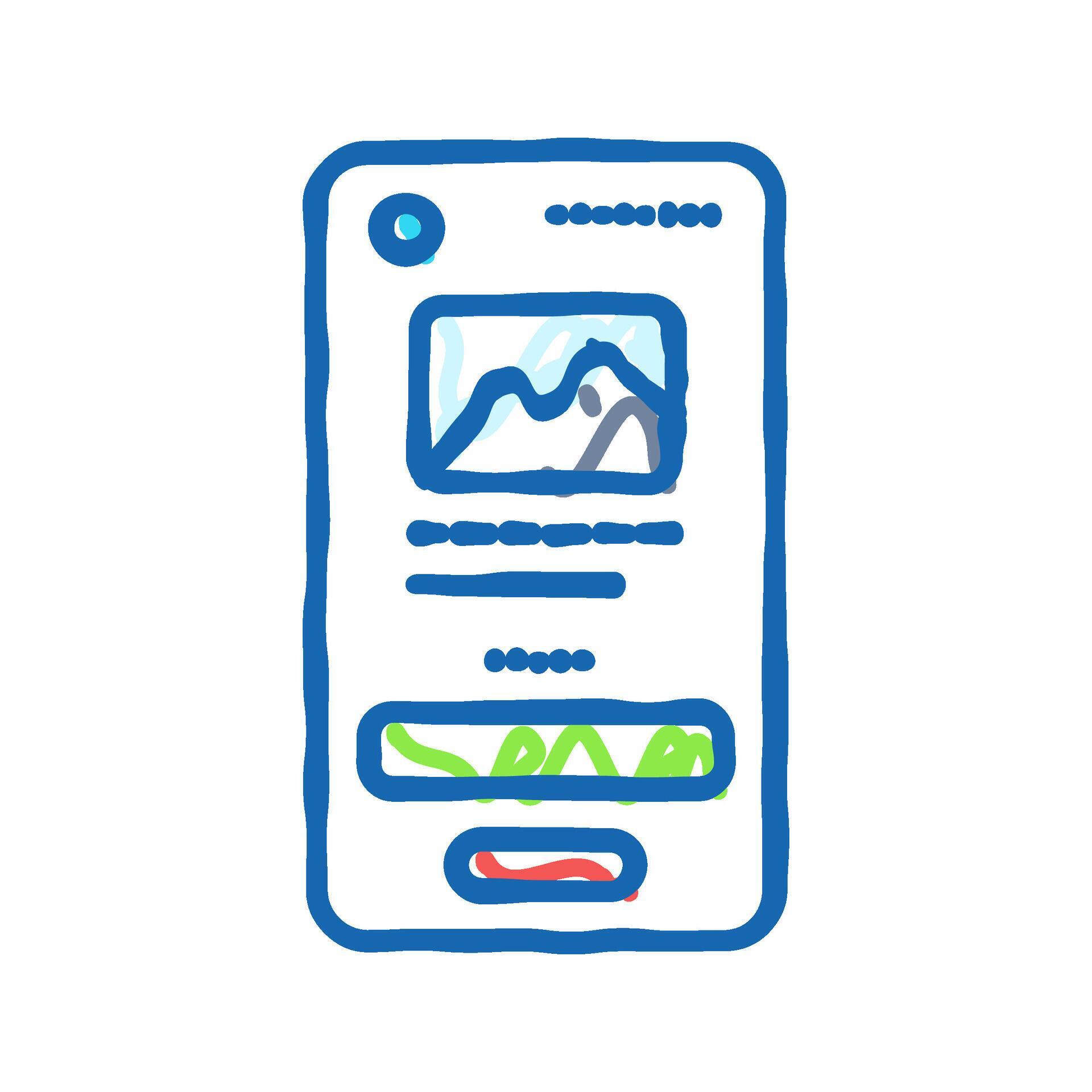 Mockup Ux Ui Design Icon Doodle Illustration 62461558 Vector Art At Vecteezy