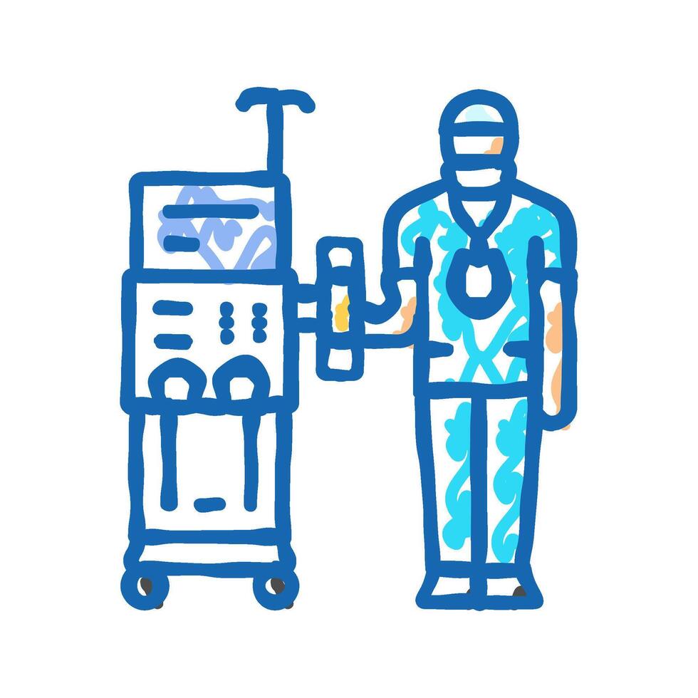 dialysis technician dialyzer icon doodle illustration 62462436 Vector ... dialysis technician dialyzer icon doodle illustration 62462436 Vector ...