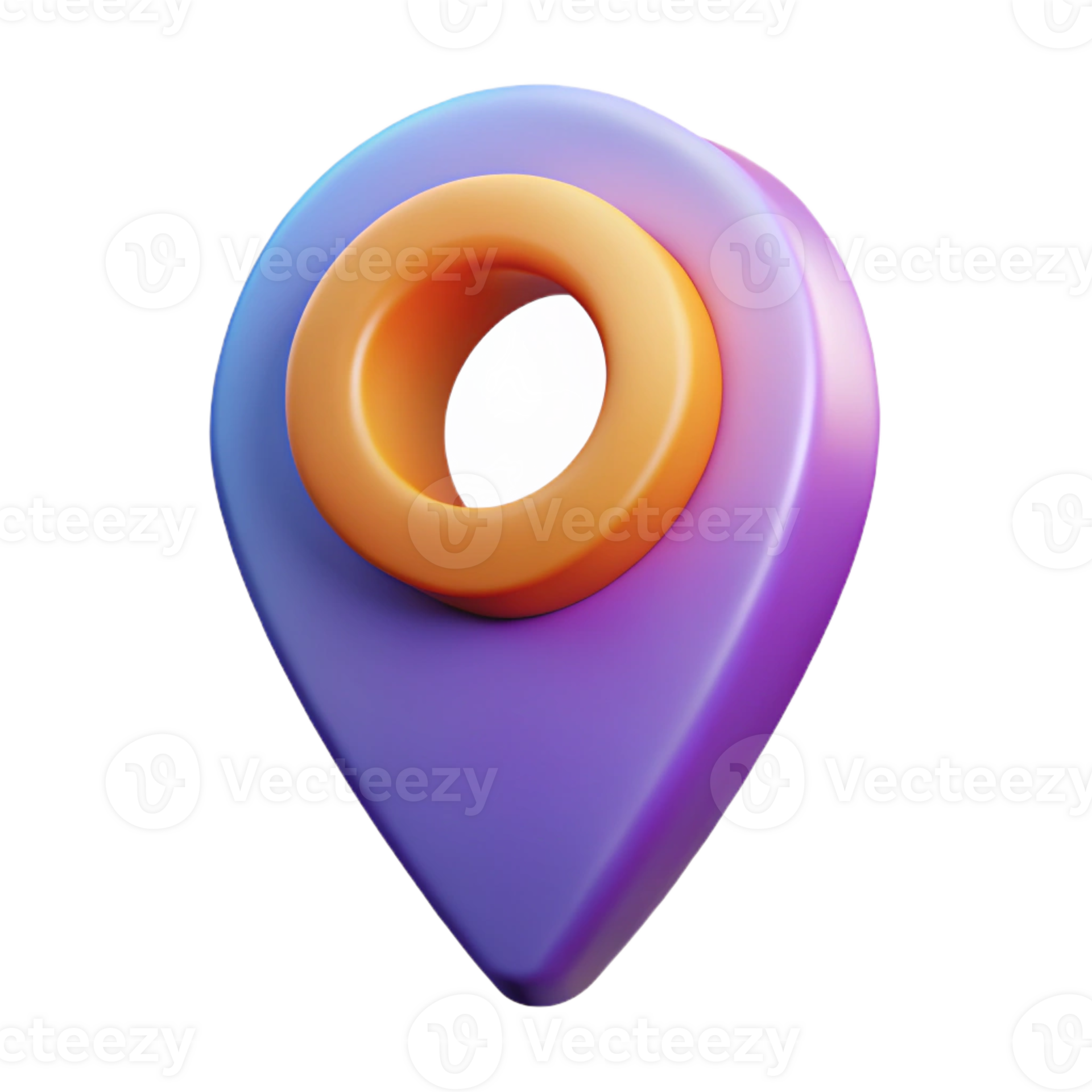 Dreamy Captivating Abstract Location Pin Symbol Clean Lines Minimal Design With Scalable