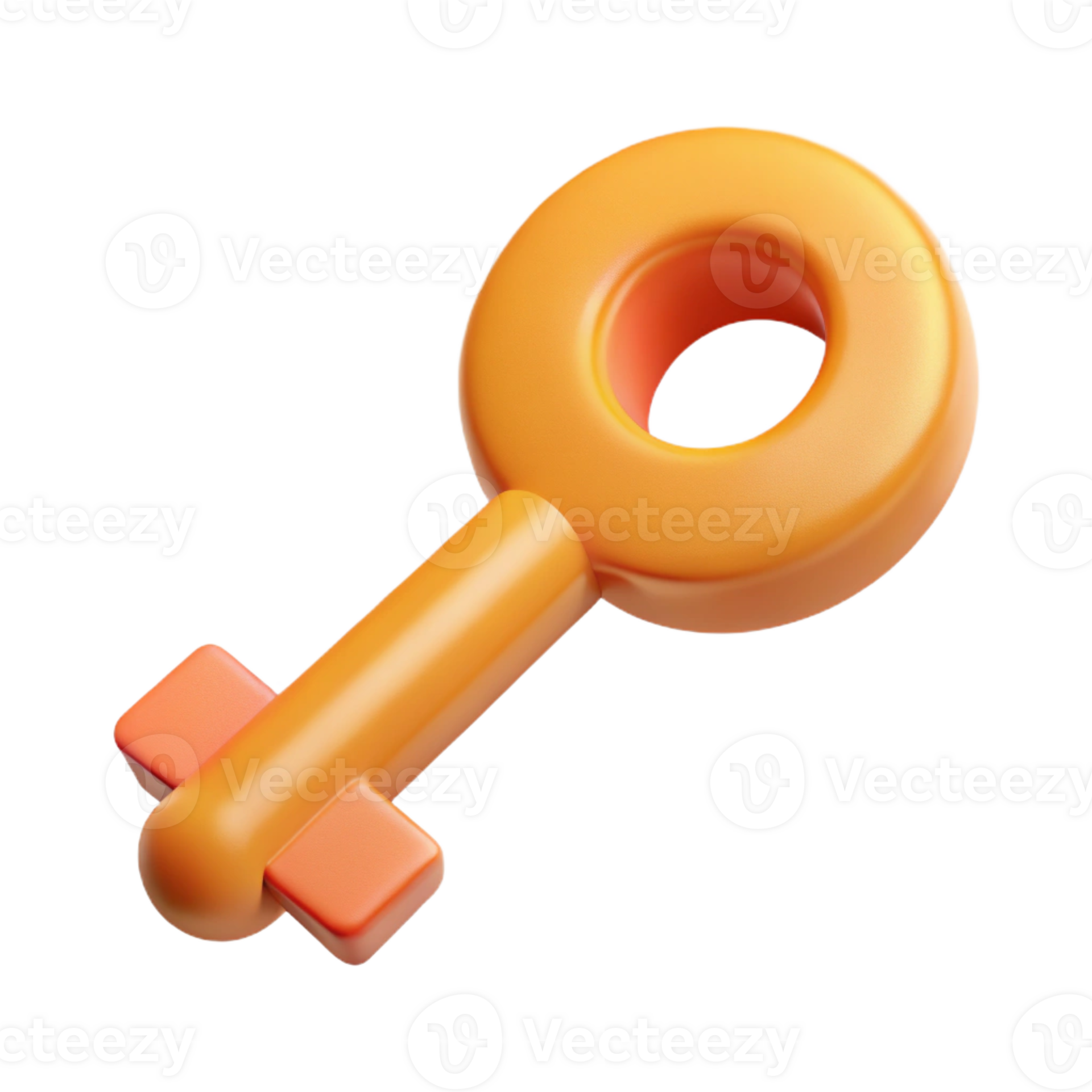 Elegant Avant Garde Minimal Design Of A Stylized Key Scalable Flat Color Crisp Edges With