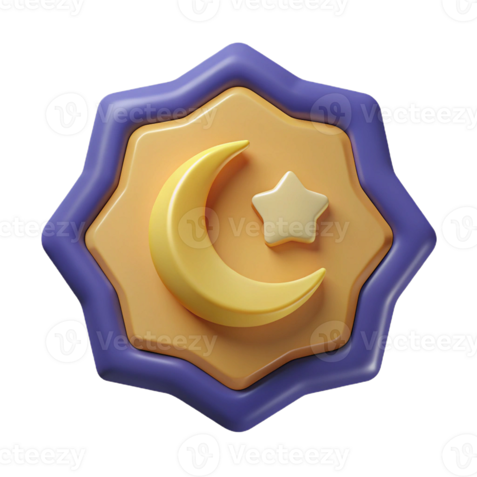 Exemplary Urban Crescent Moon Badge Stylized Crisp Edges Flat Color Minimal With Scalable