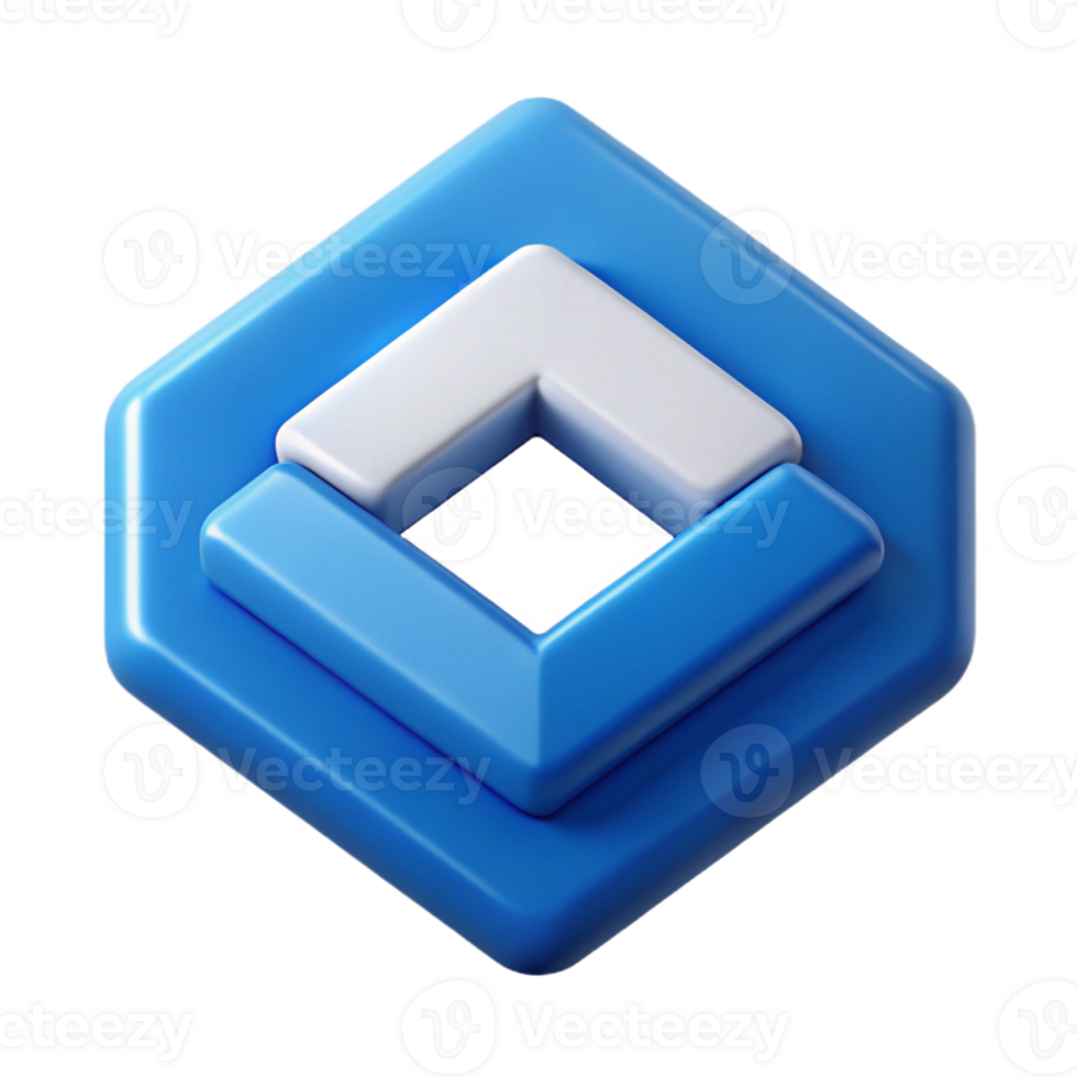 Breathtaking Timeless Geometric Symmetrical Logo Featuring Overlapping Squares Crisp Edges And