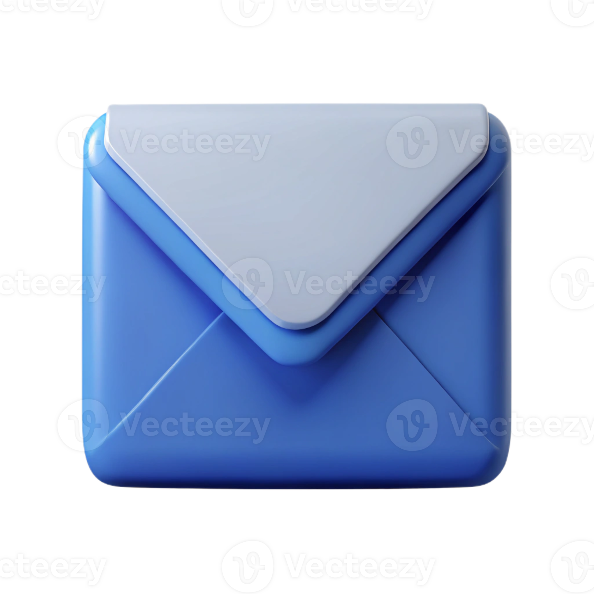 Beautiful Geometric Envelope Icon Representing Email Or Messaging Clean Lines Flat Color