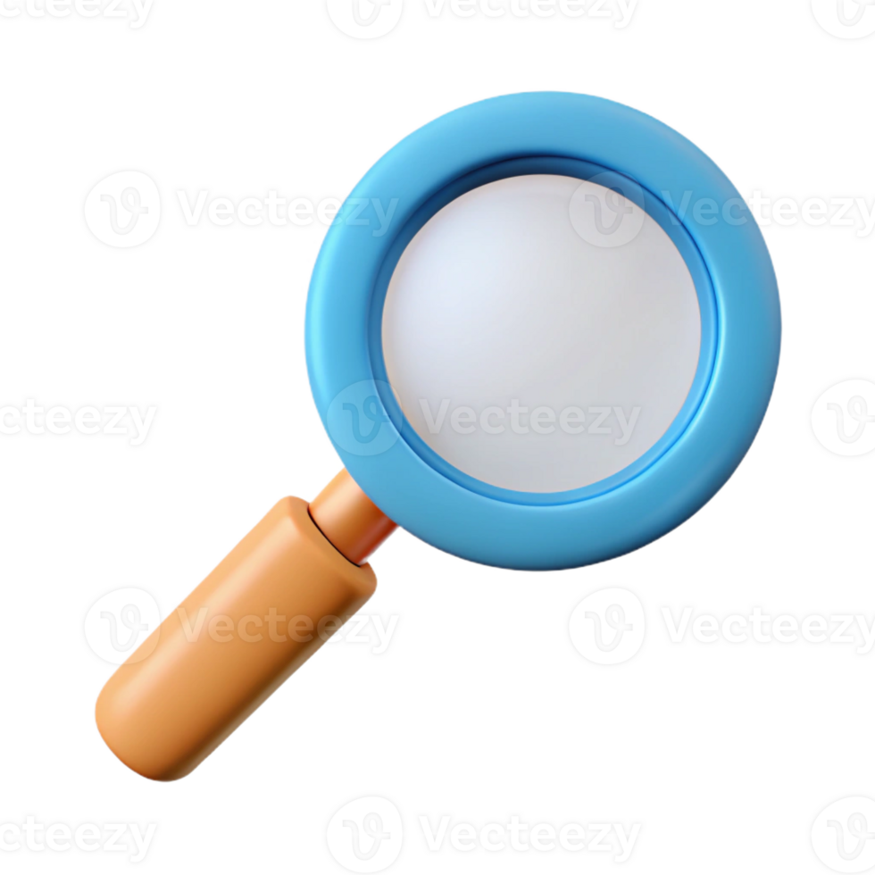 Melancholic Majestic Minimal Scalable Magnifying Glass Clean Lines Flat Color With Scalable