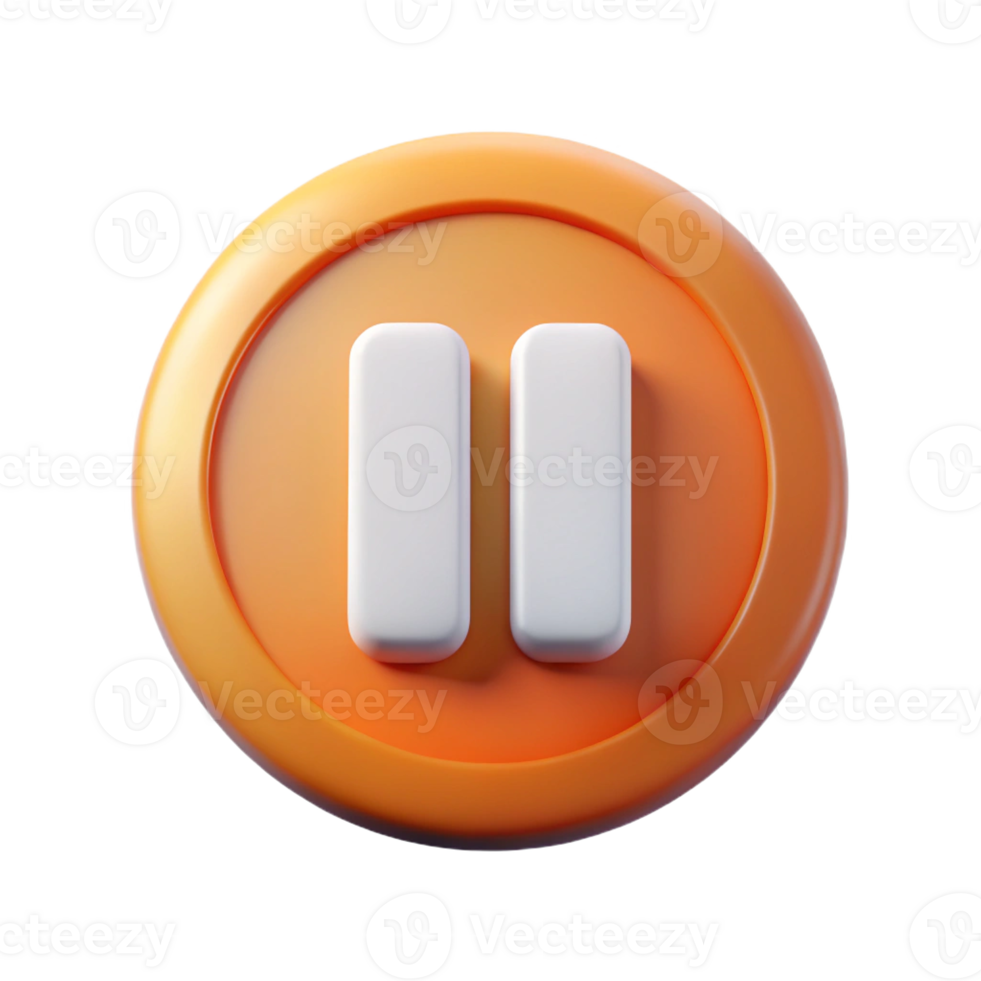 Spectacular Acclaimed Pause Icon Representing Stop Or Hold Clean Lines Crisp Edges Minimal