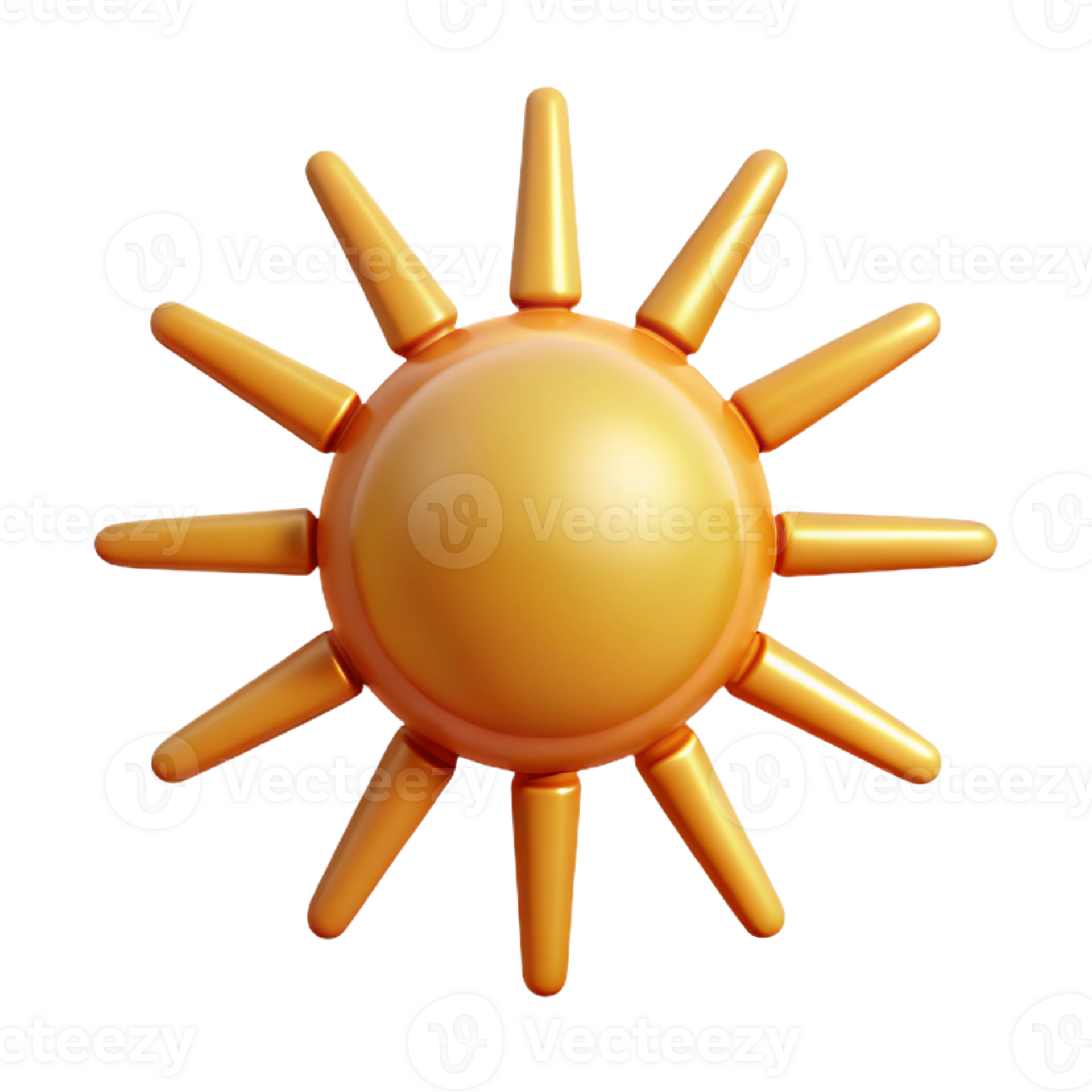 Dynamic Magnificent A Stylized Sun With Eight Rays Symmetrical Flat Color With Scalable