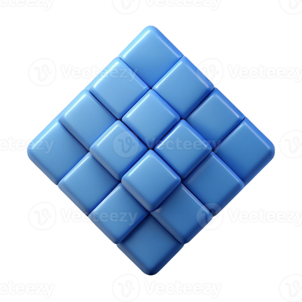 Exceptional Futuristic Overlapping Square Pattern Clean Lines Flat Color Minimal With