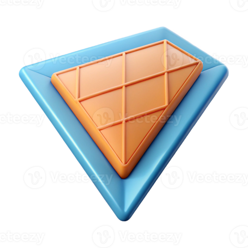 signature geometric Triangle grid, minimal, crisp edges, flat color ...