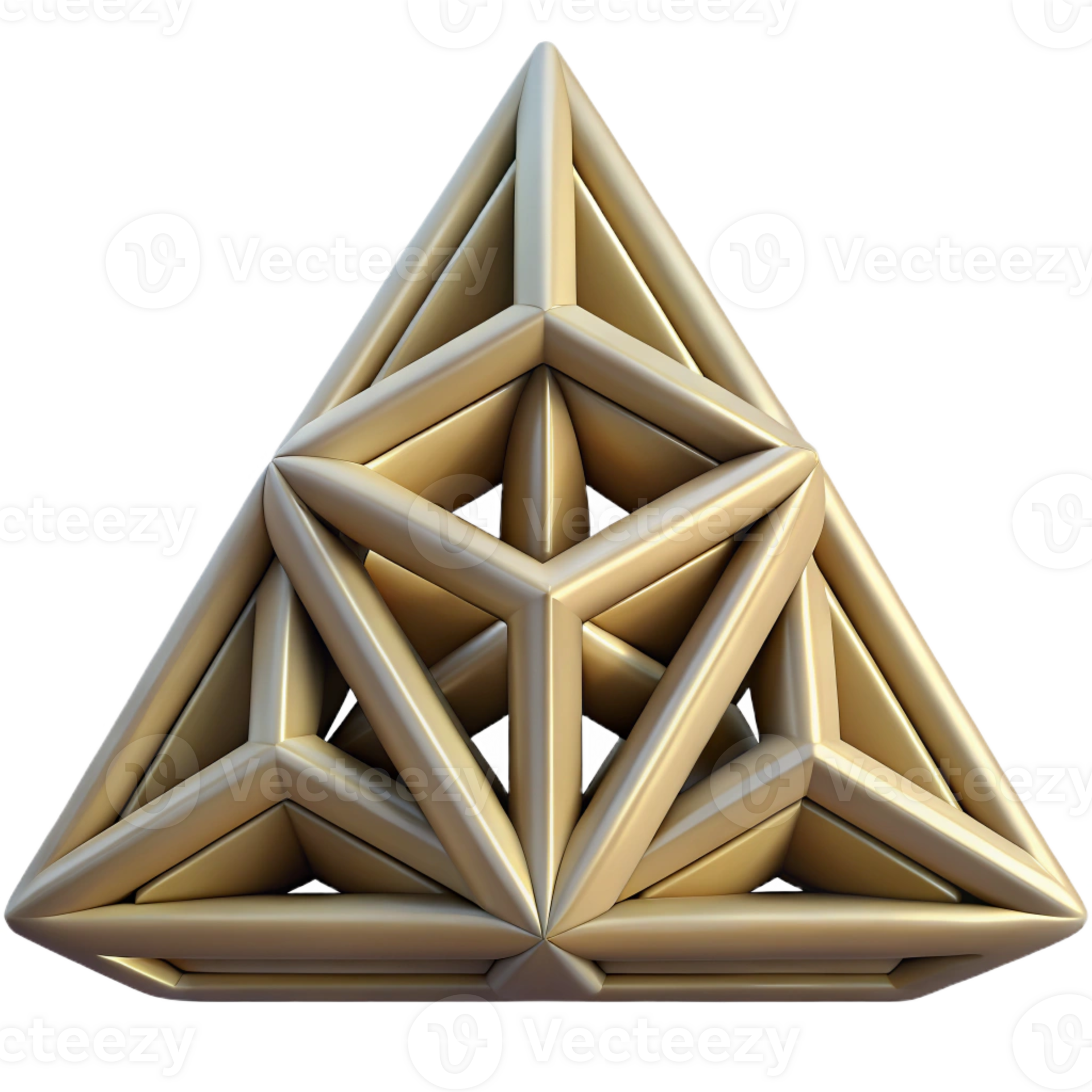 Mesmerizing Notable Geometric Pattern Of Triangles Symmetrical Scalable Single Weight Stroke