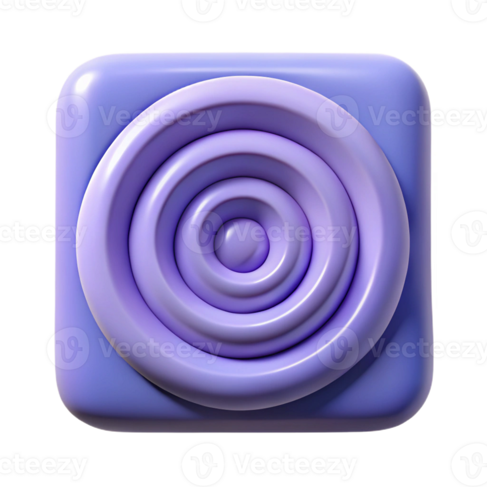 Iconic Futuristic Square Spiral Pattern Clean Lines Flat Color With Scalable Design Artisan