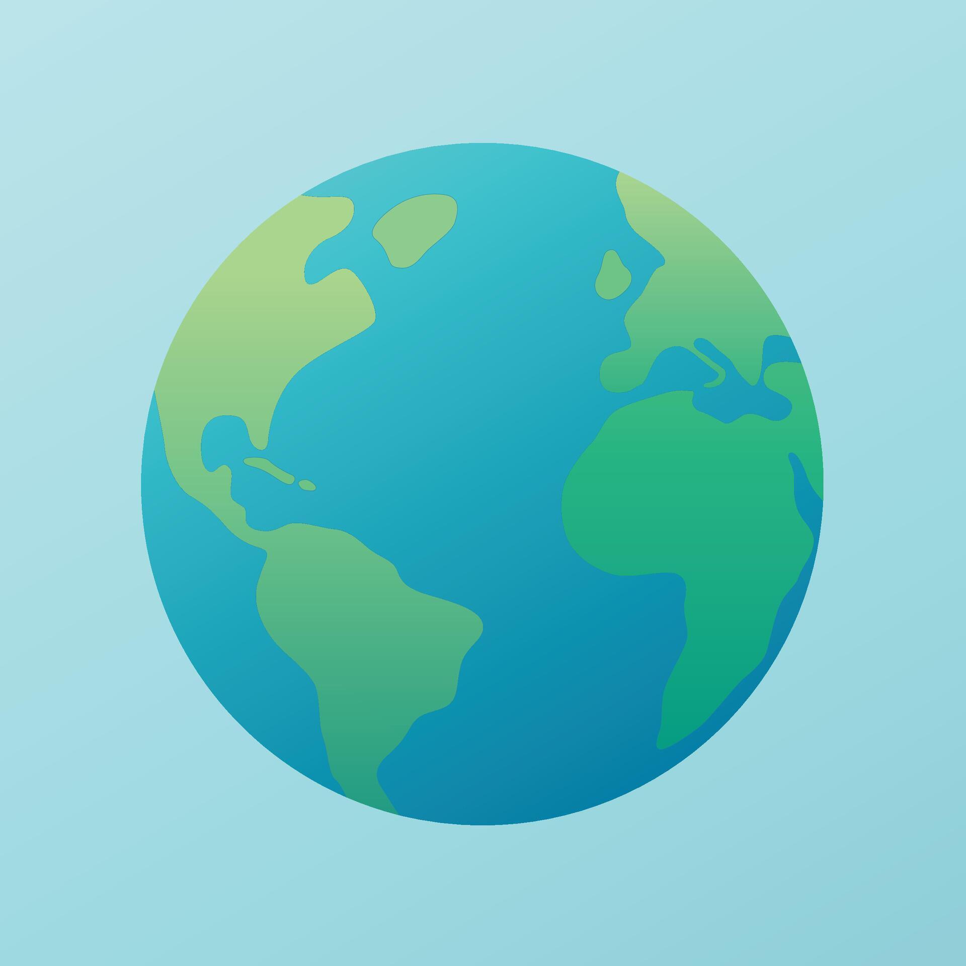 Simple Planet Earth Cartoon Flat Illustration 62686839 Vector Art at ...