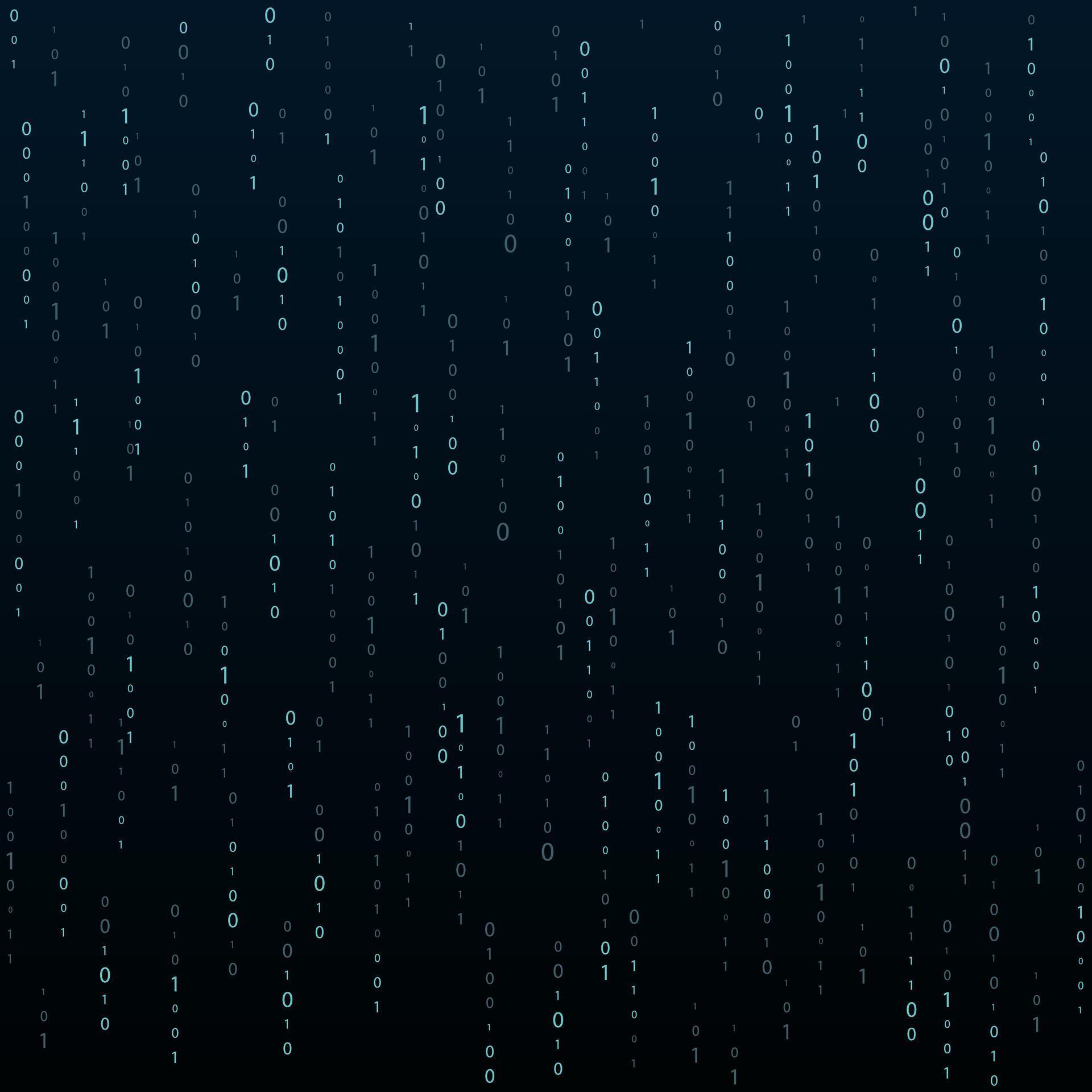 Stream binary code. Binary code matrix. Computer matrix. Numbers on screen. Binary code. Graphic ...