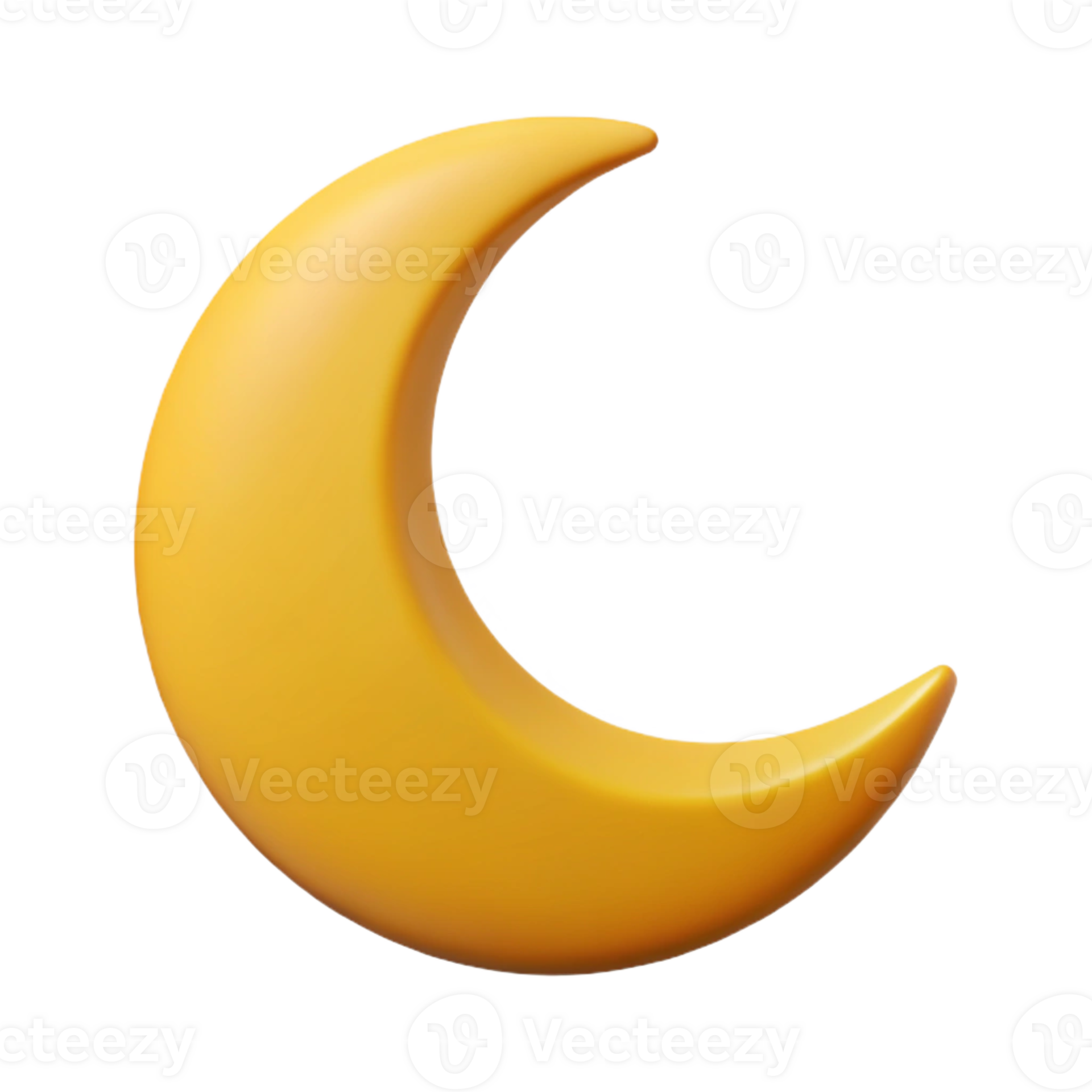 Mesmerizing Notable Crisp Edges Illustration Of A Crescent Moon Flat Color Minimal With