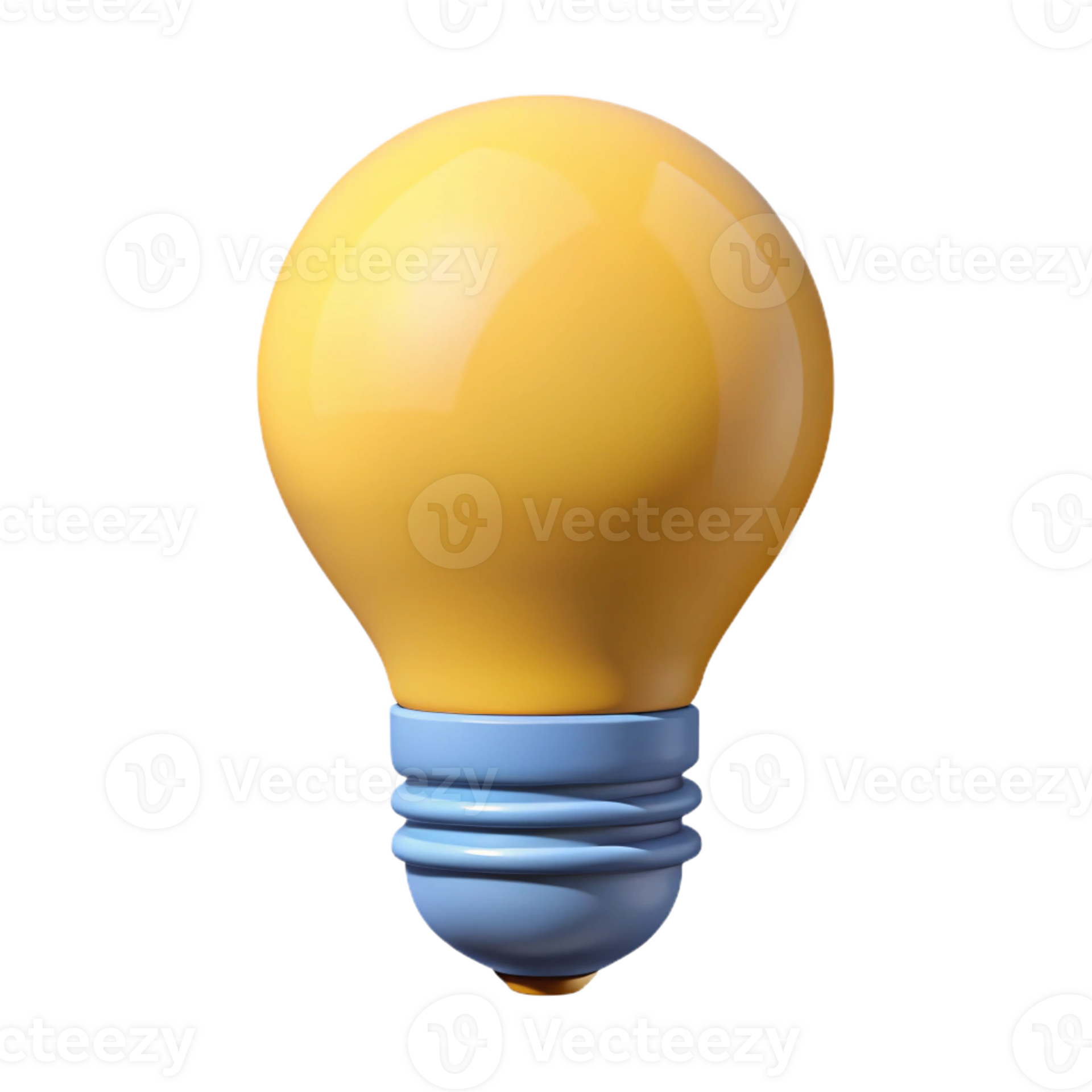 Immaculate Ethereal Elegant Minimalist Representation Of A Lightbulb Clean Lines Flat Color
