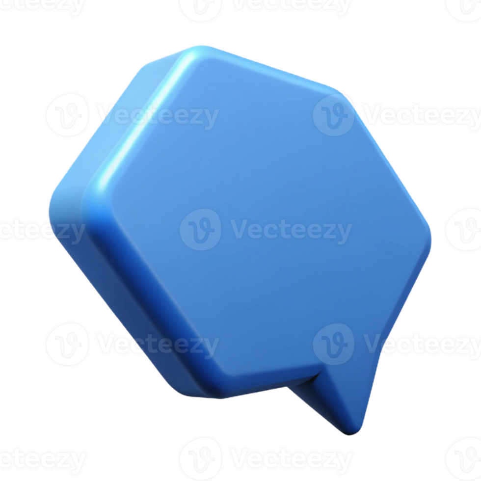 Rare Creative Geometric Speech Bubble Crisp Edges Minimal Design Flat Color With Scalable