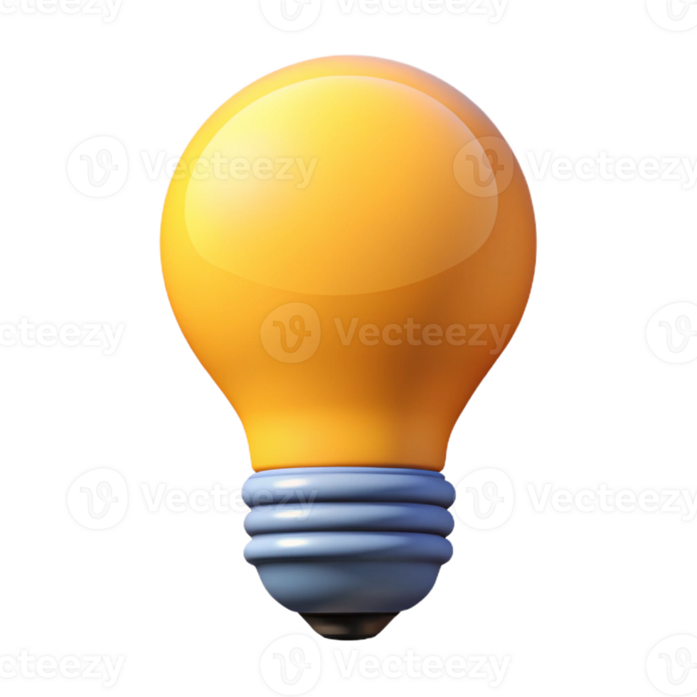 Striking Calm Renaissance Single Weight Stroke Isometric Lightbulb With Scalable Design Top