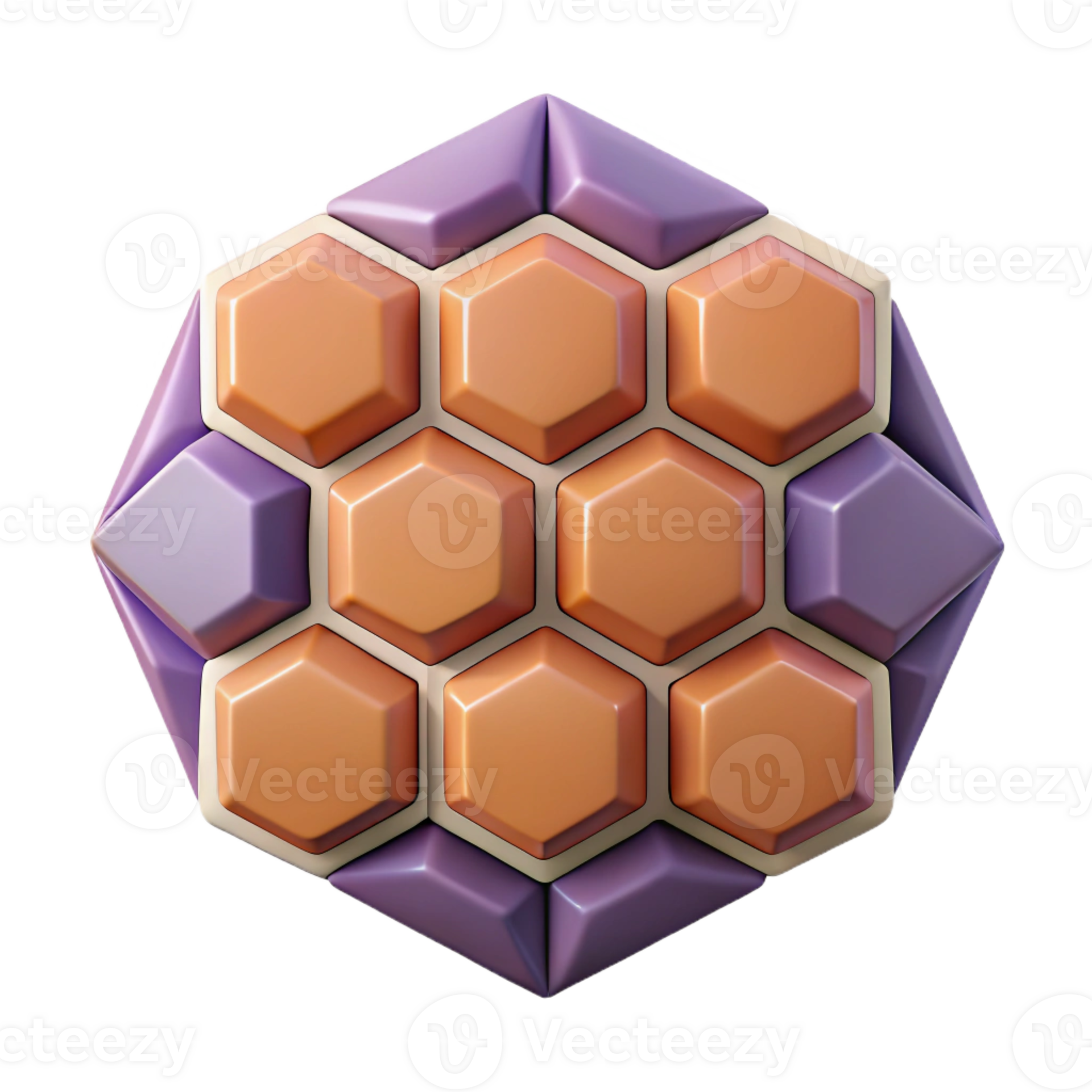 Memorable Industrial Geometric Scalable Pattern Of Hexagons Crisp Edges Single Weight Stroke